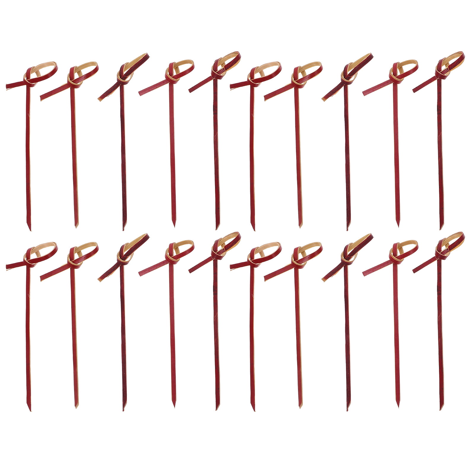HOMEMAXS 100 Pcs Fruit Stick Skewers for Kabobs Bamboo Picks - Walmart.com