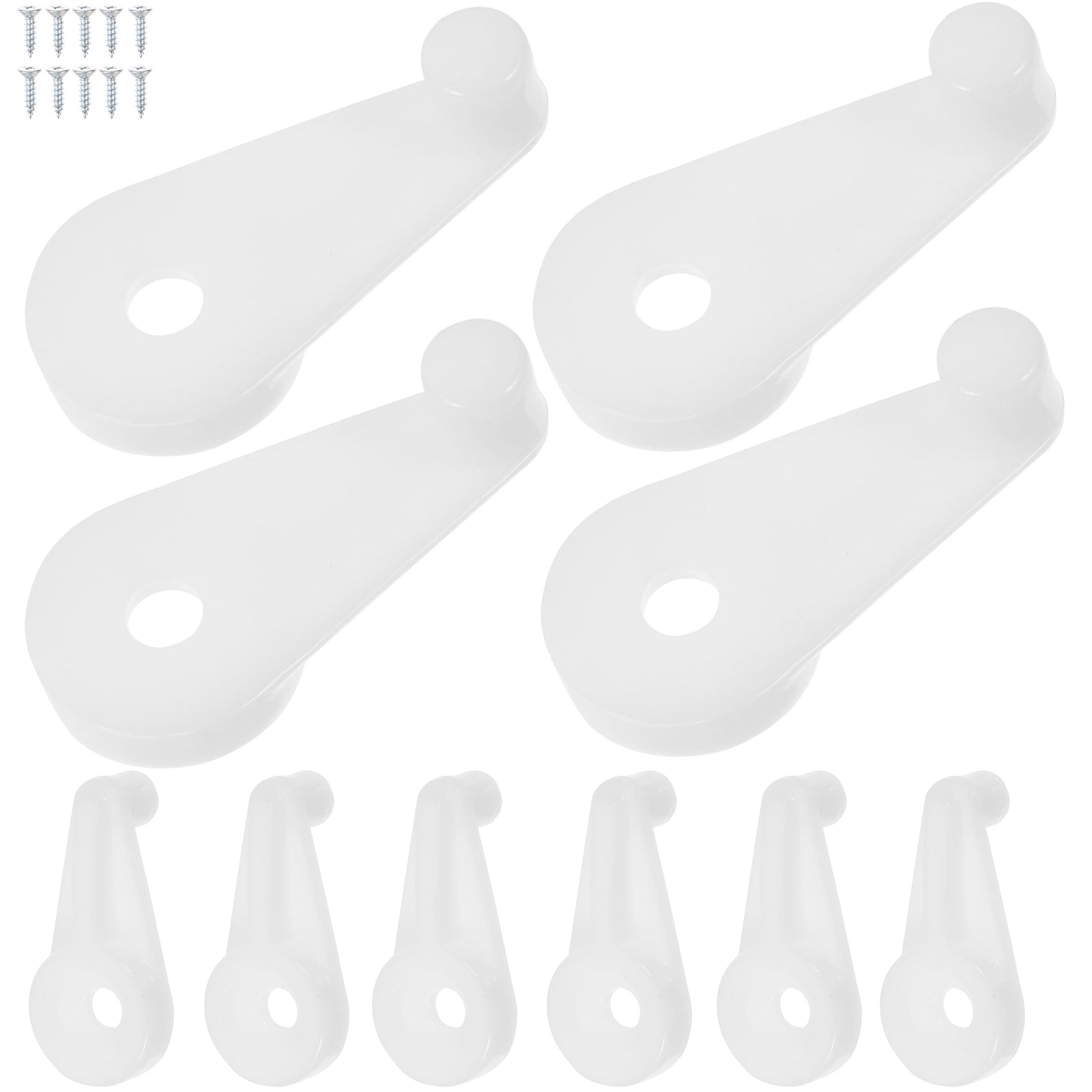 HOMEMAXS 100 Pcs Glass Retainer Clips for Cabinet Doors Latch ...