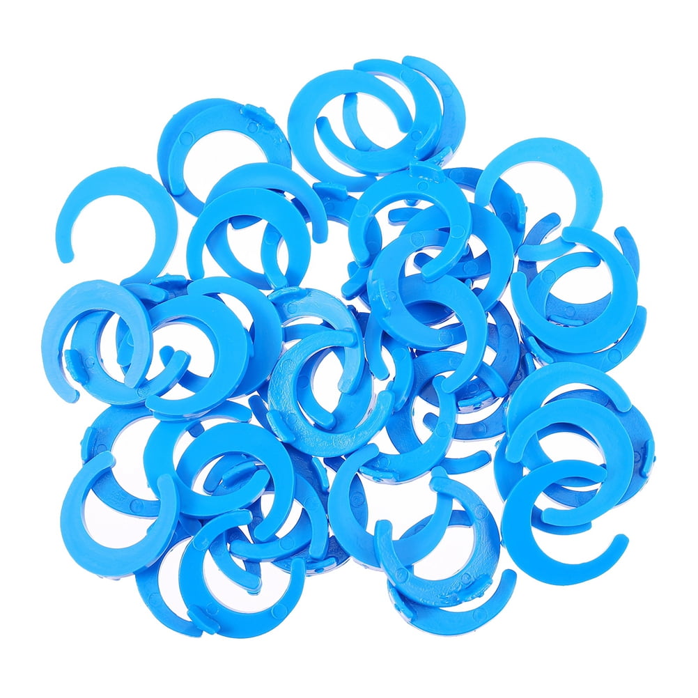 HOMEMAXS 100 Pcs Locking Water Purifier Buckle Blue Clip Quick Connect ...