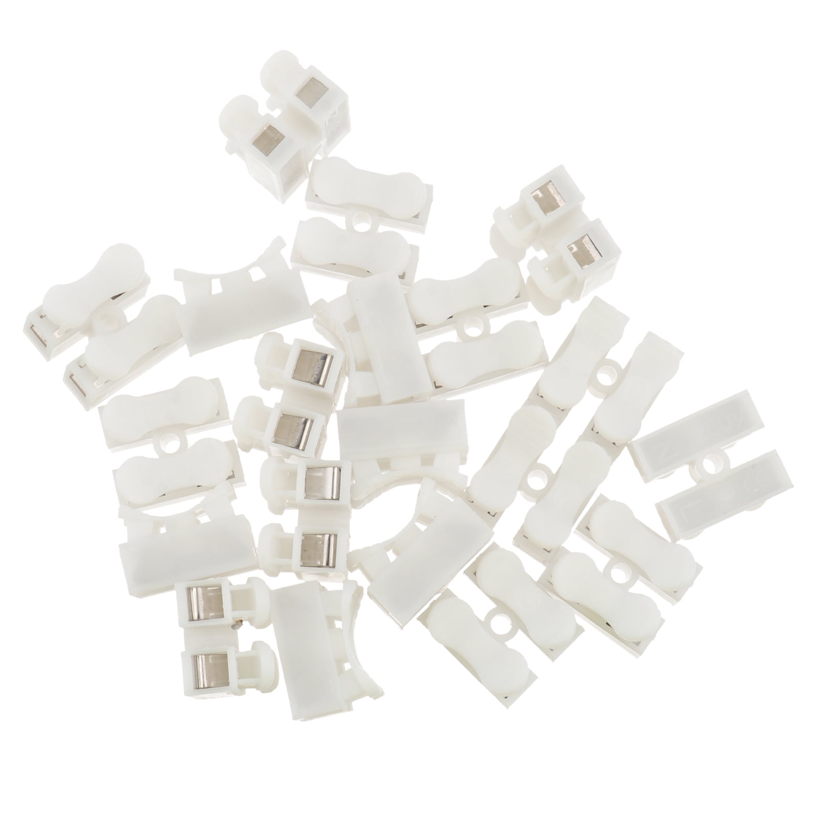 HOMEMAXS 100 Pcs Low Voltage Wire Connector Push Type Connectors Cable ...