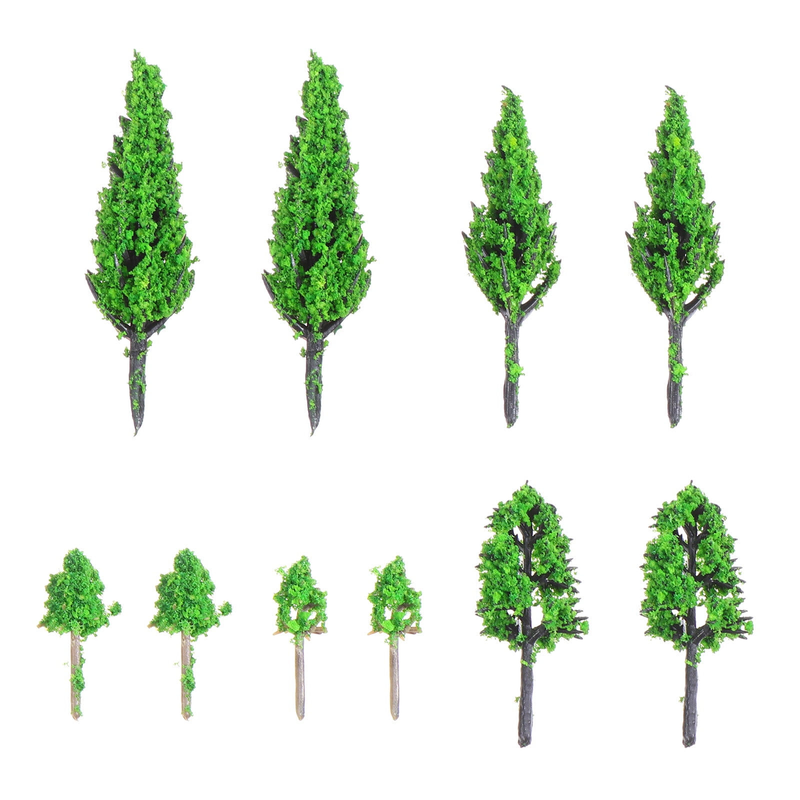 HOMEMAXS 100 Pcs Mixed Model Trees Miniature Trees for Woodland Scenery ...