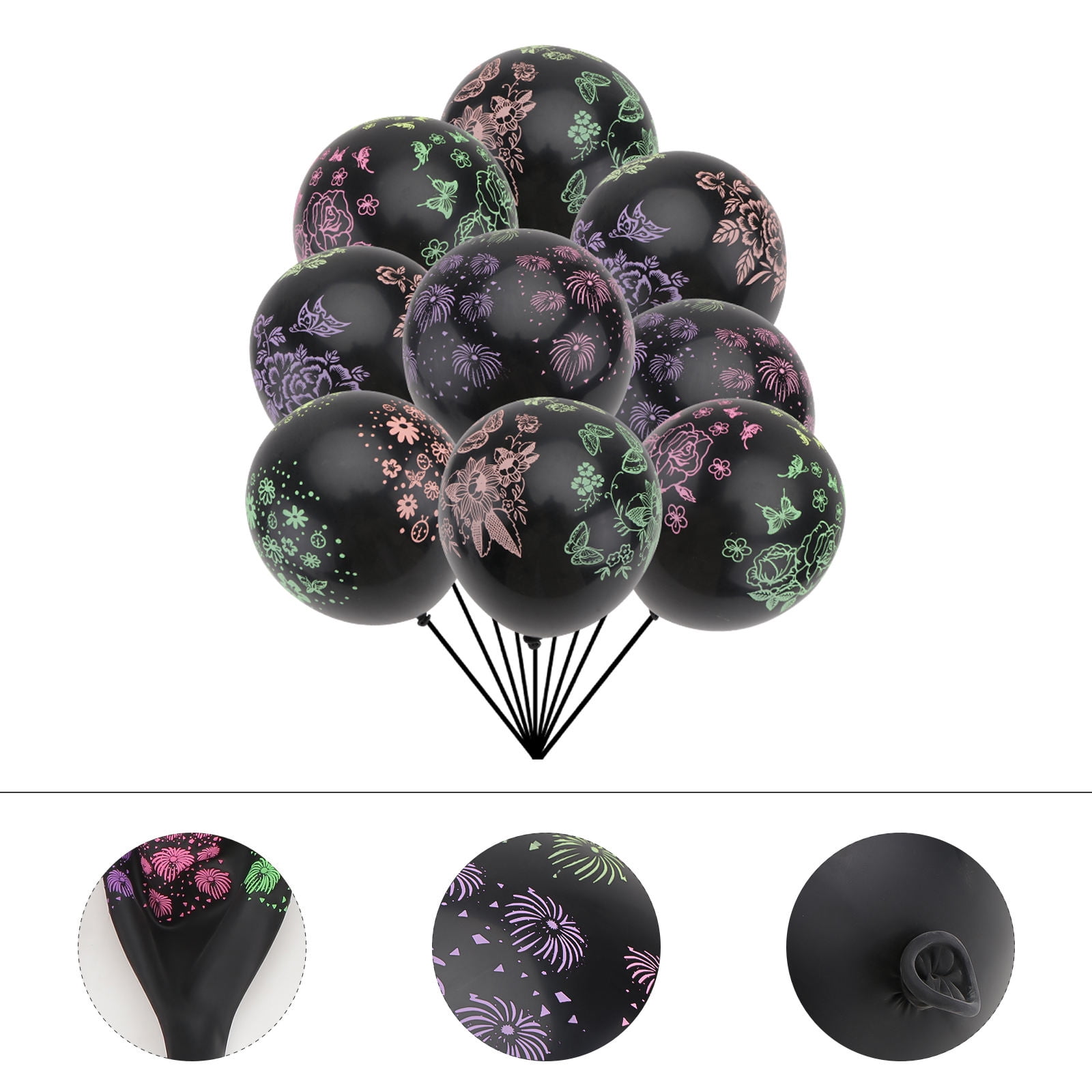 HOMEMAXS 100 Pcs Party Balloon Banner Perfect Decoration Safe Balloons ...