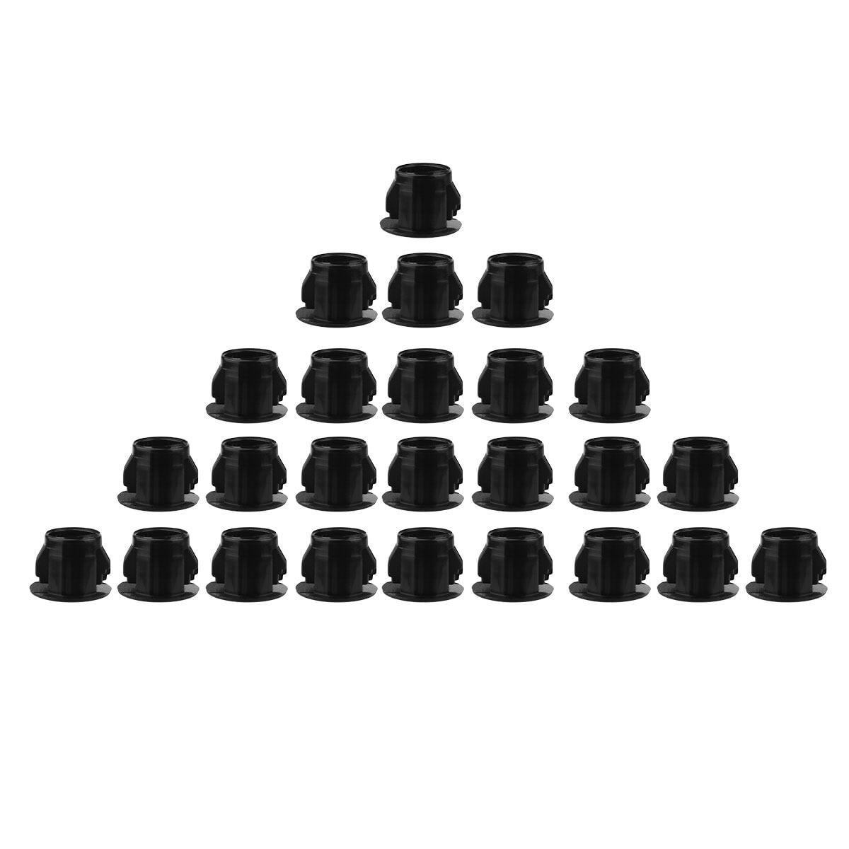 HOMEMAXS 100 Pcs Pipe Choke Plug Plastic Plugs and Caps Chassis Plug 1 ...