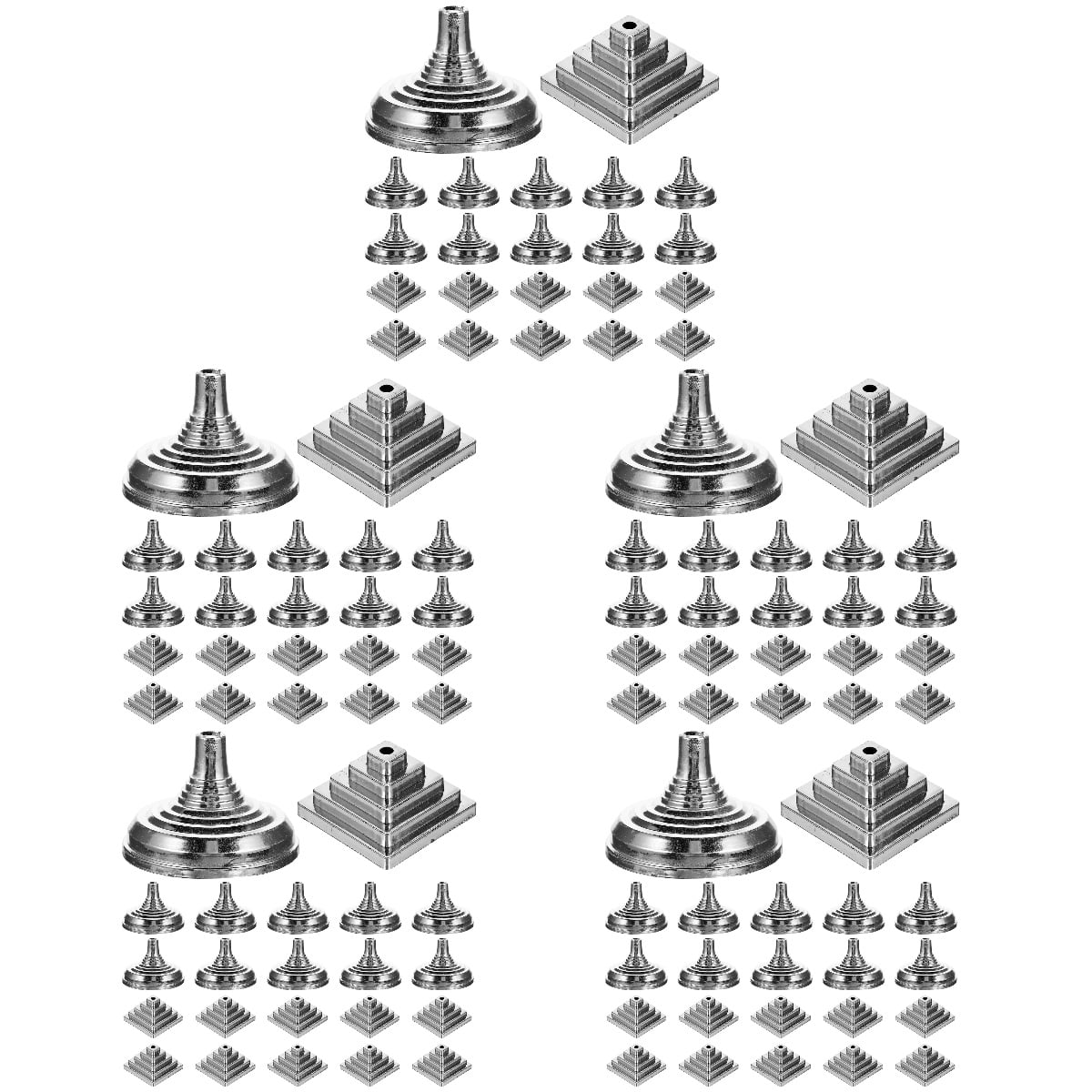 HOMEMAXS 100 Pcs Portable Flagpole Bases Desktop Flag Holders Display ...