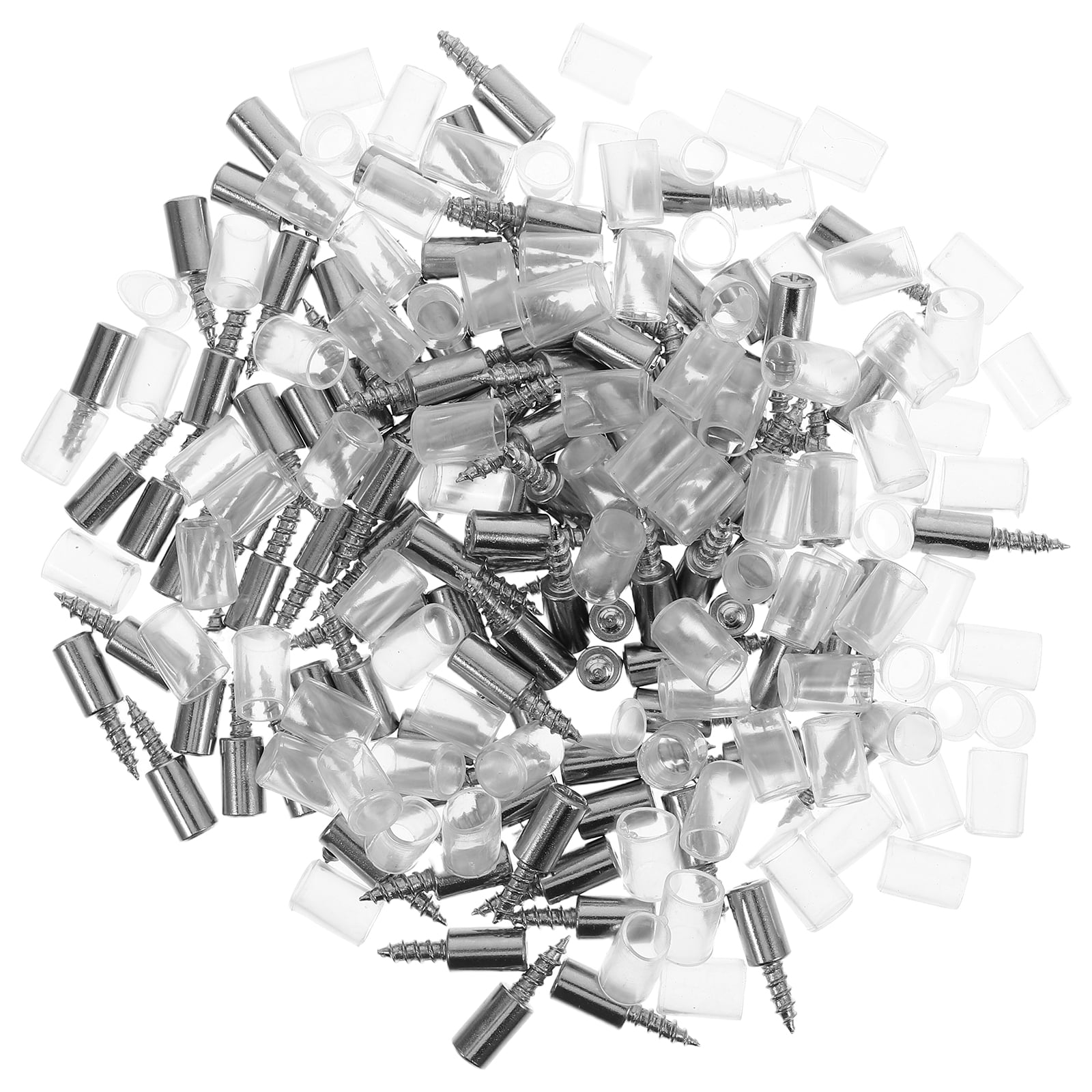 HOMEMAXS 100 Pcs Self-tapping Screw Shelf Bracket Instrument Wire ...