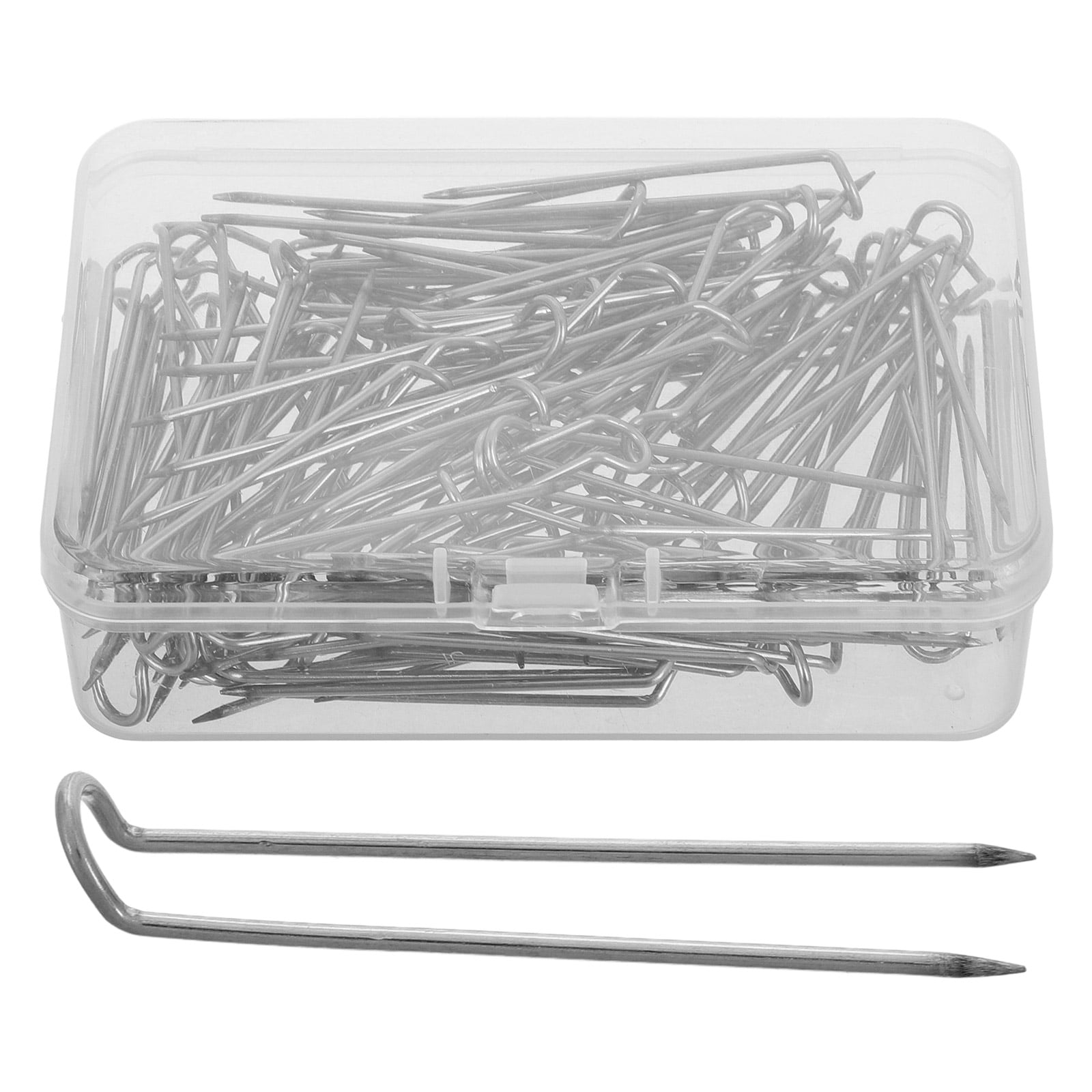 HOMEMAXS 100 Pcs Sewing U Pins Fork Pins Needlecrafts Pins Double ...