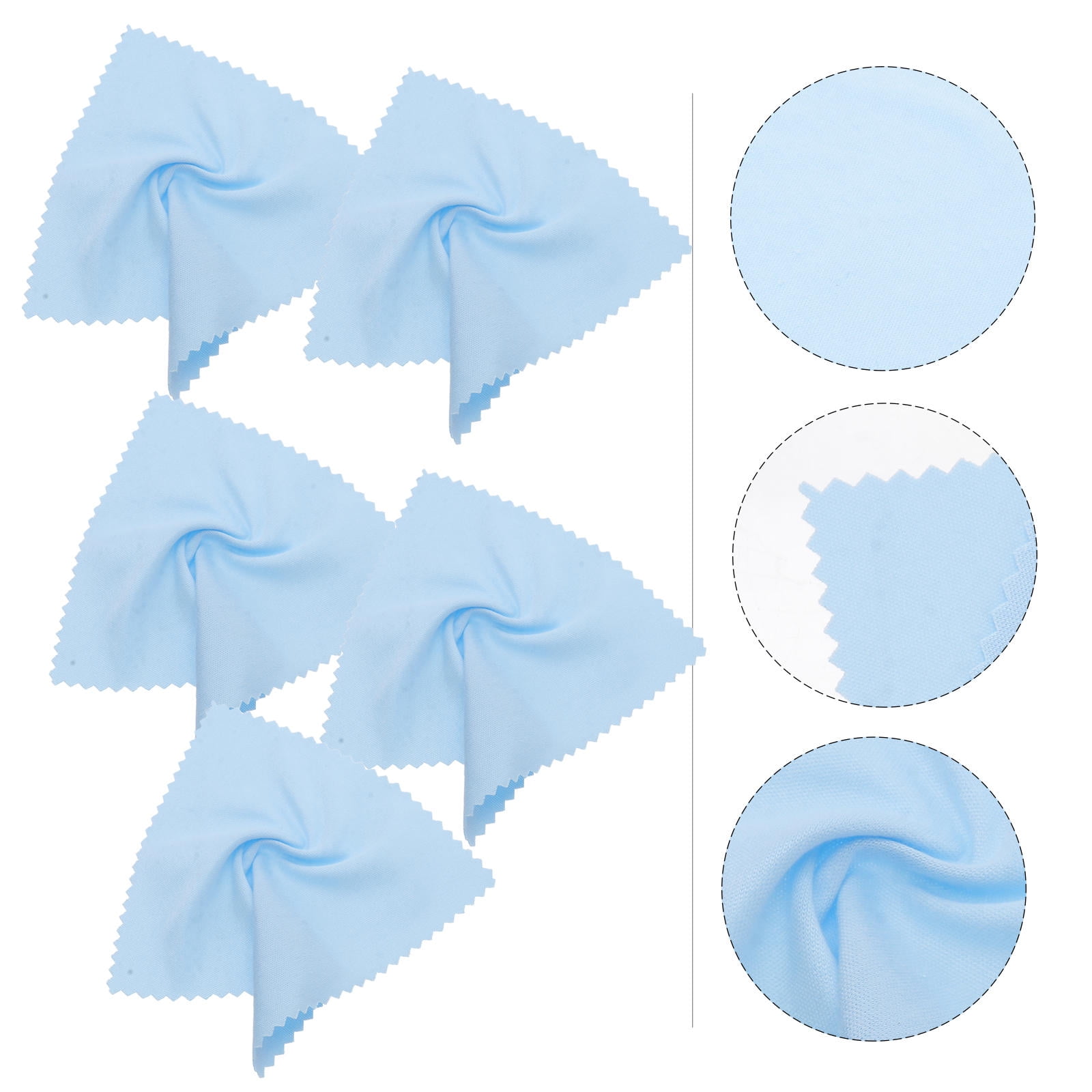 HOMEMAXS 100 Pcs Spectacle Glasses Cloth Lint-free Cleaning Cloth ...