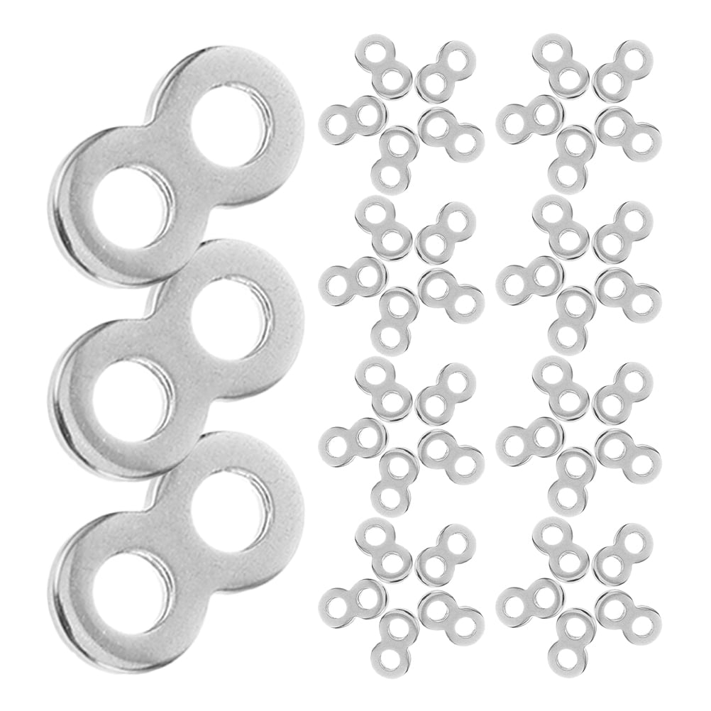 HOMEMAXS 100 Pcs Stainless Steel Connector Tabletop Fasteners ...