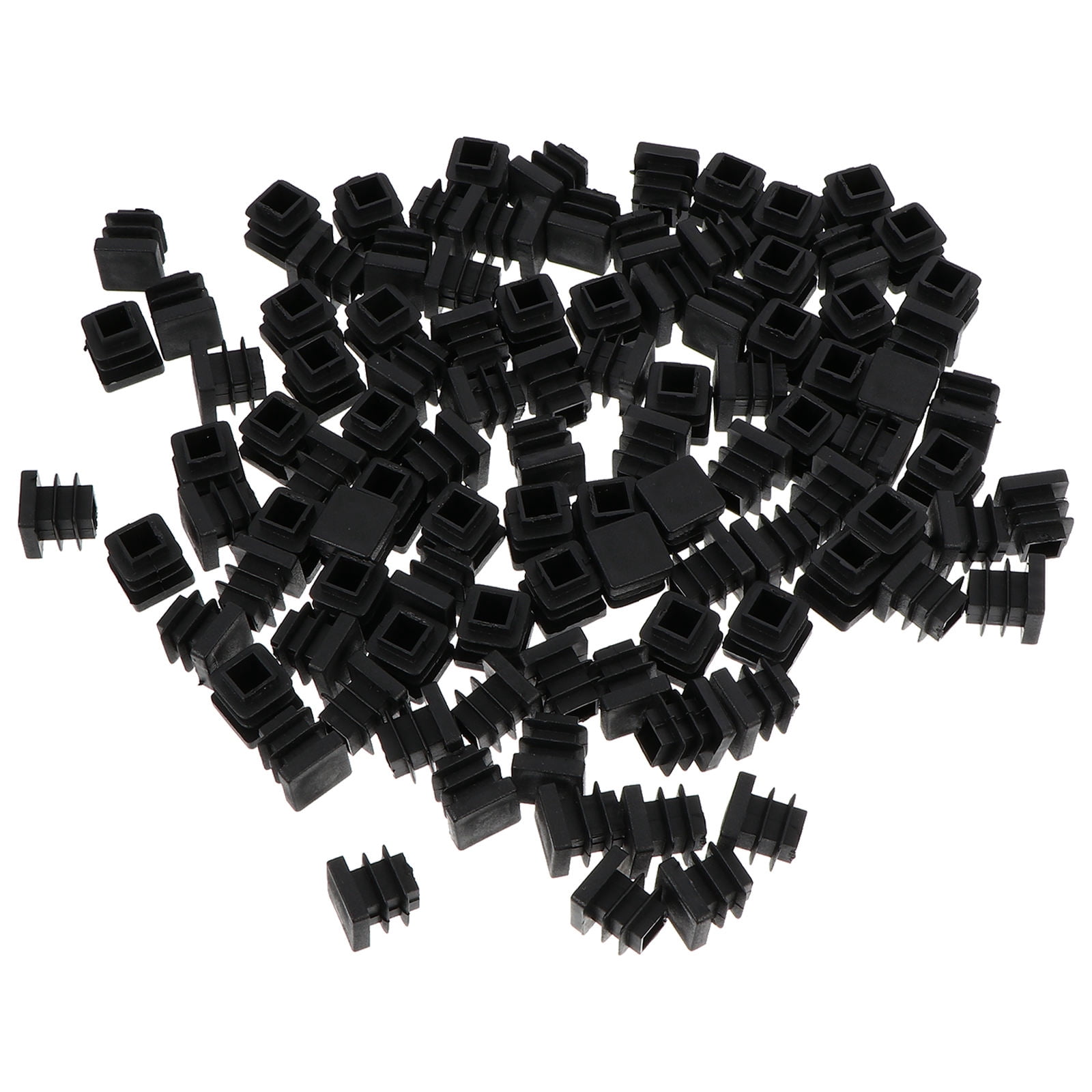 HOMEMAXS 100 Pcs Stopper Square Pipe Plug Furniture Leg Insert Pad ...