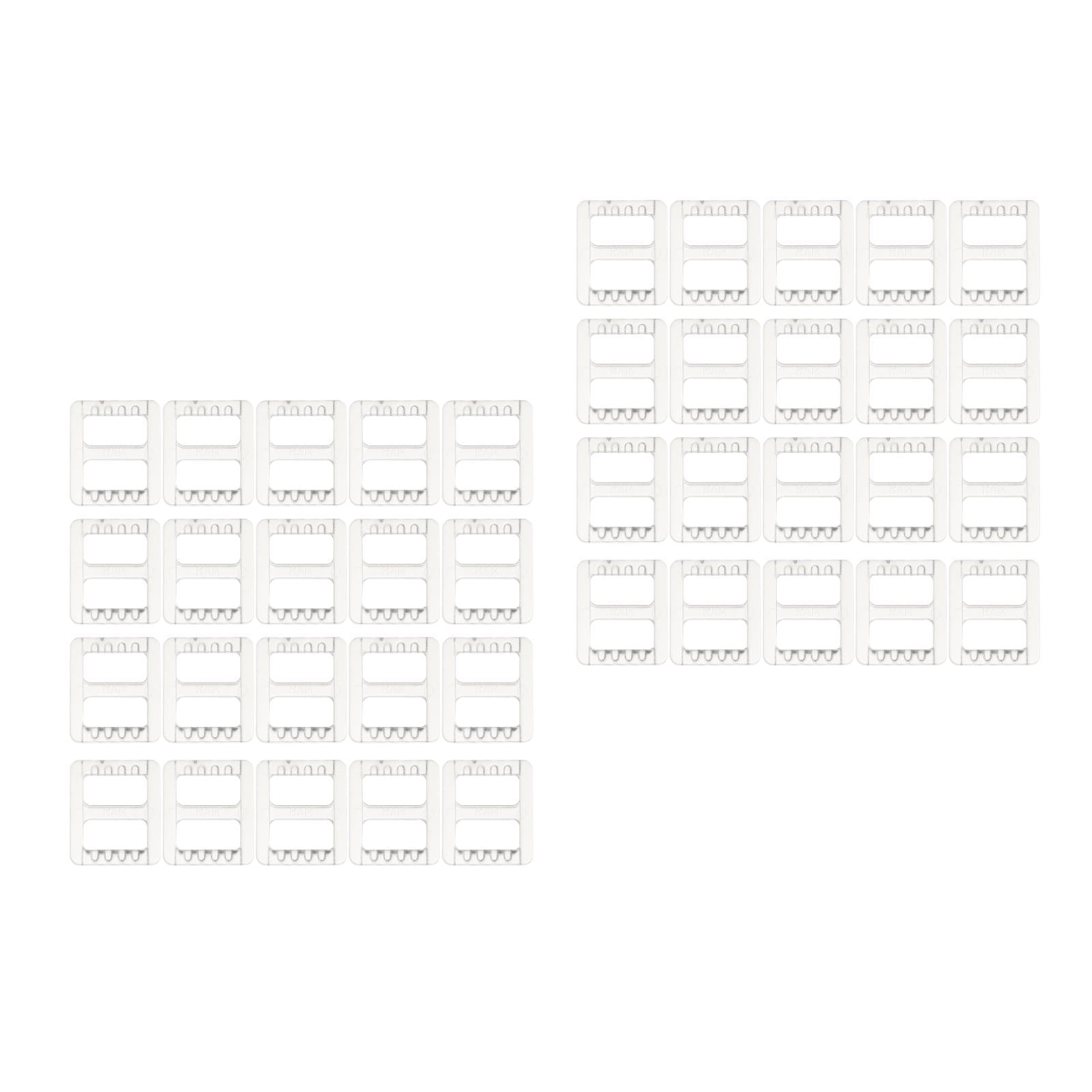 HOMEMAXS 100 Pcs Tri-Glide Slide Buckle Adjustable Webbing Slider ...