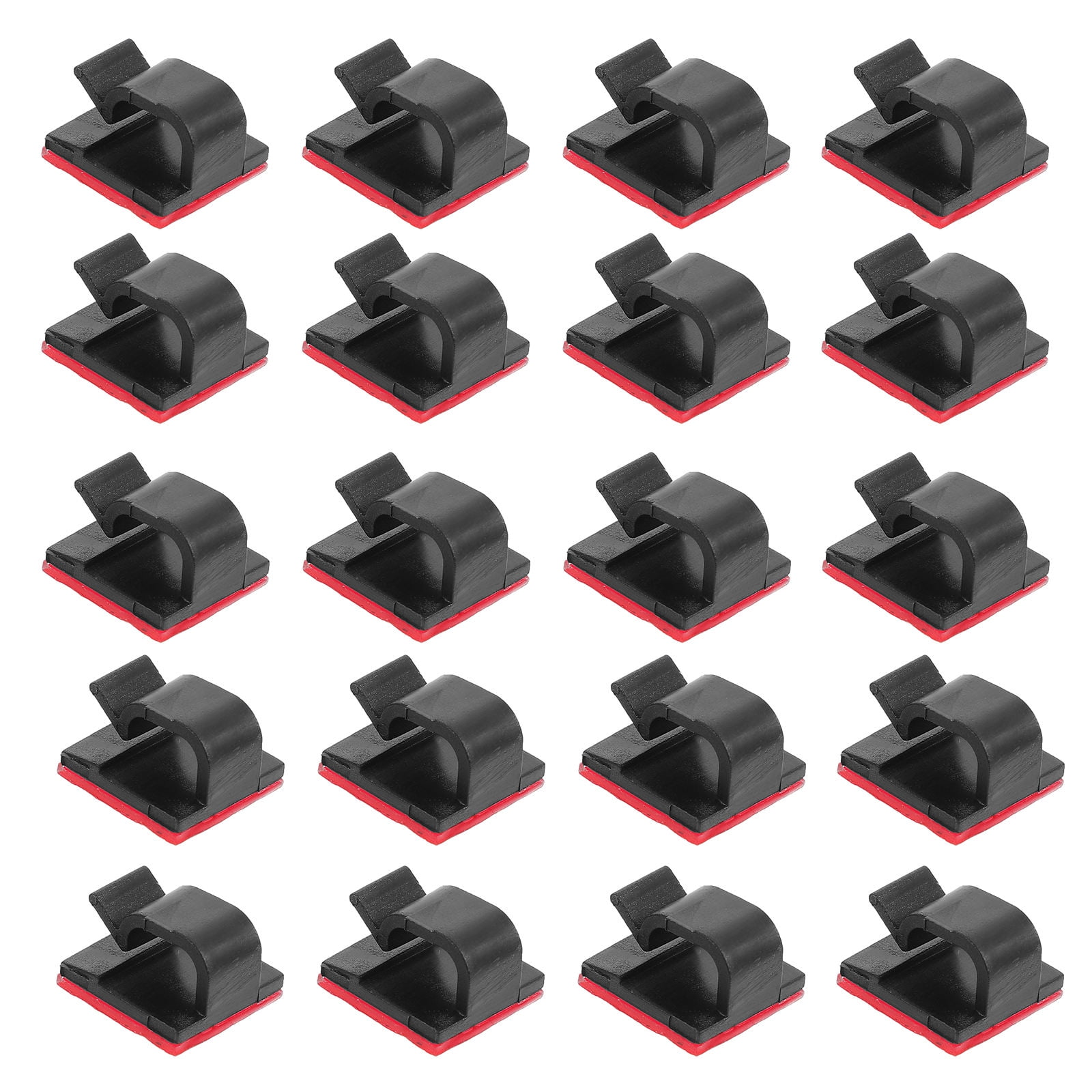HOMEMAXS 100 Pcs Wire Covers for Cords Cable Clamp Desktop Organizer ...