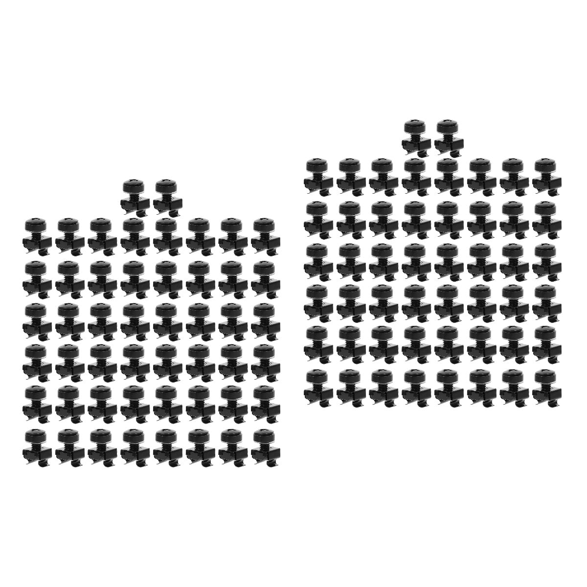 HOMEMAXS 100 Sets Professional Cage Nuts Practical Cage Nuts and Screws ...