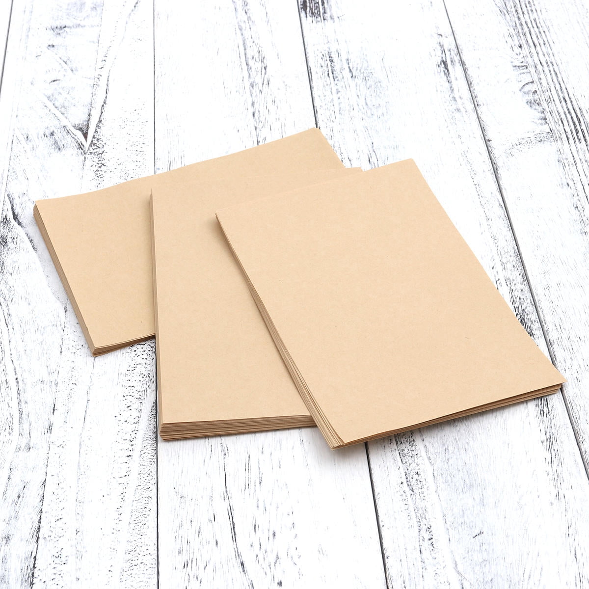 HOMEMAXS 100 Sheets A5 Vintage Blank Kraft Writing Paper Retro Style ...
