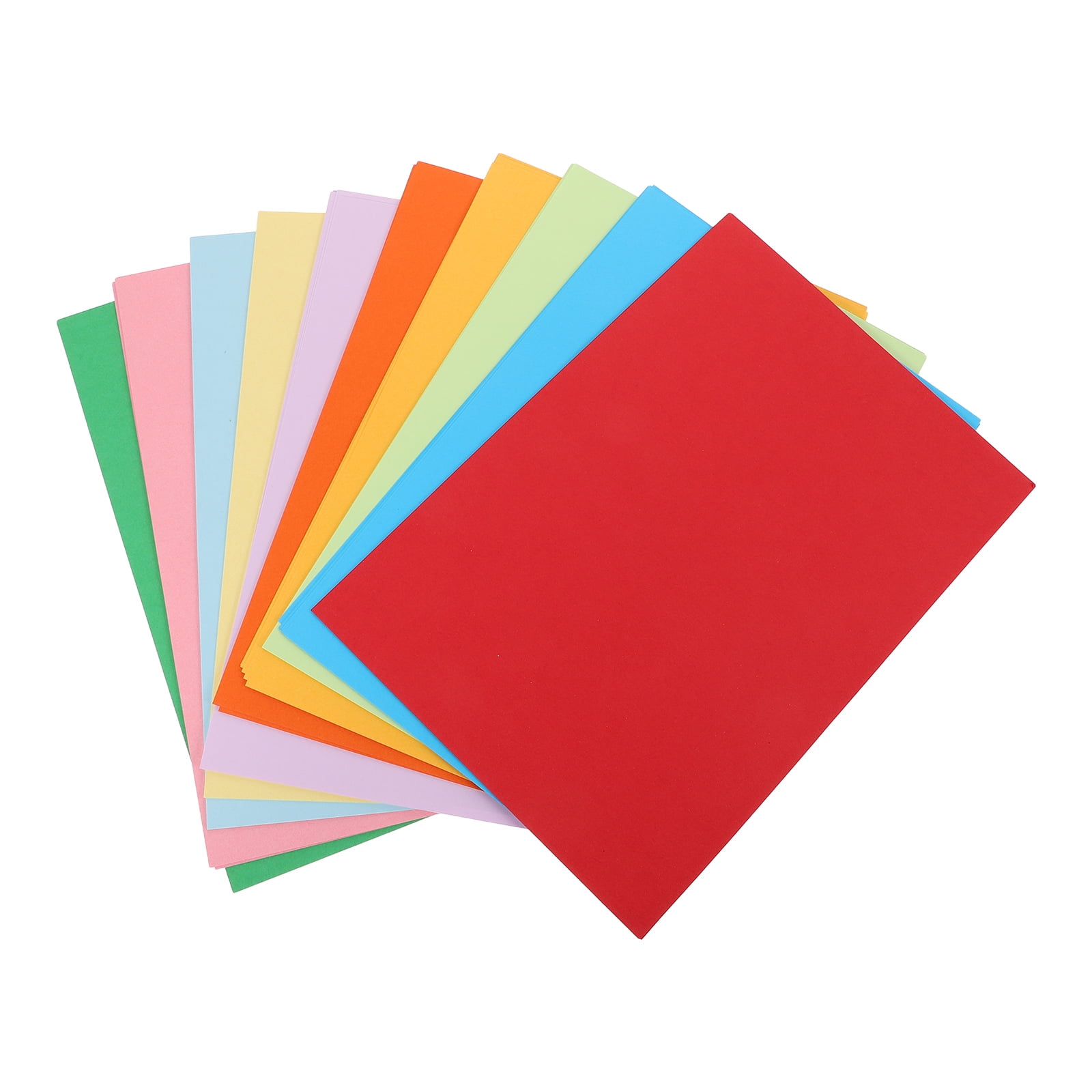 HOMEMAXS 100 Sheets Assorted Colors Construction Paper For Crafts And ...