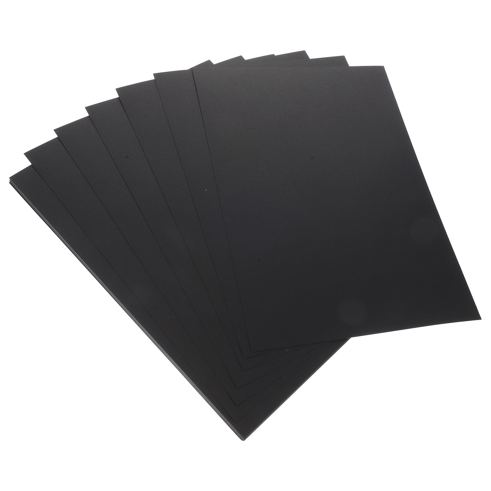 100 Sheets Black Cardboard Color Paper Thick Painting Invited - Walmart.com