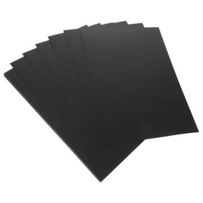 Black Cardboard Sheets