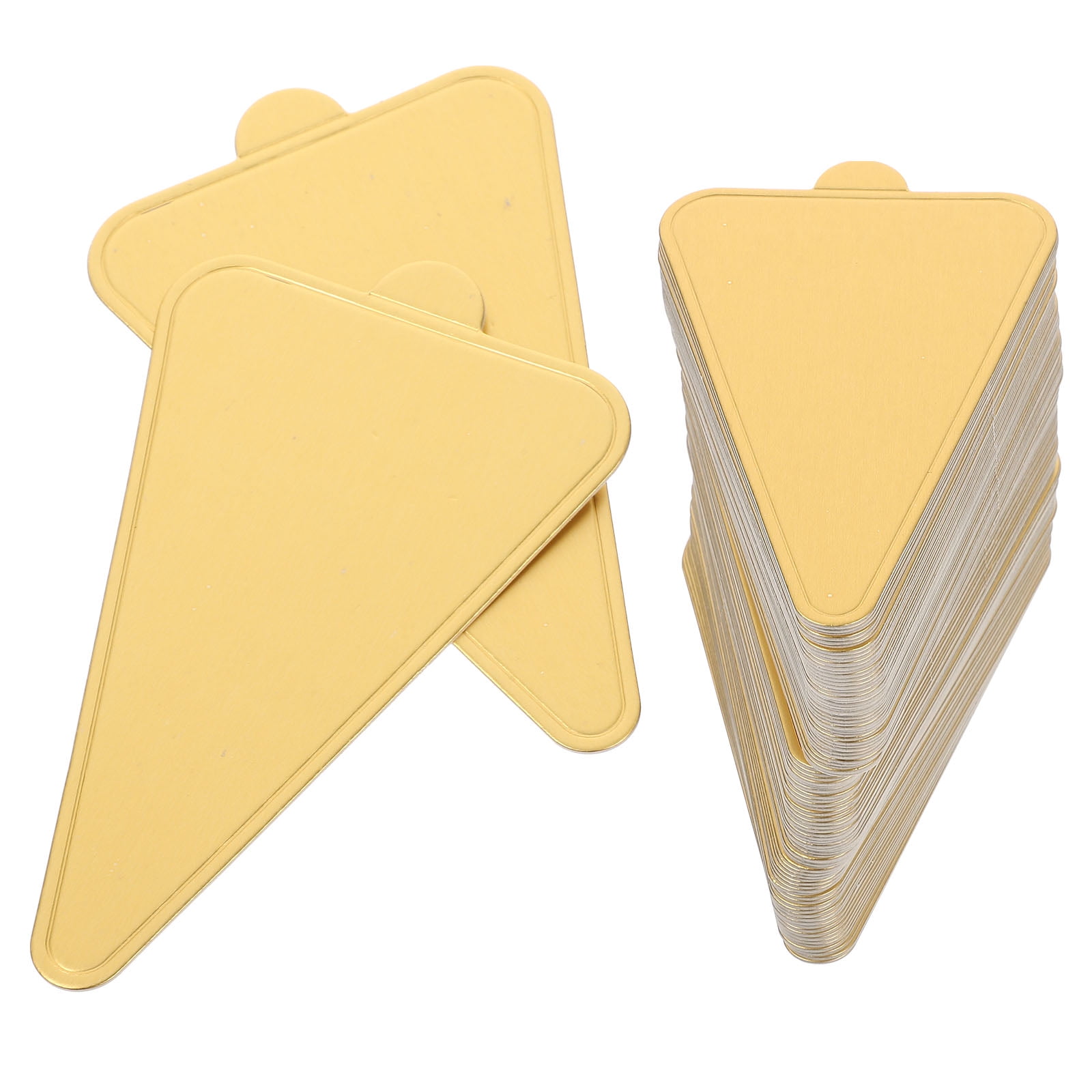100 Sheets Cake Serving Supplies Birthday Boards Mini Shapes Golden ...