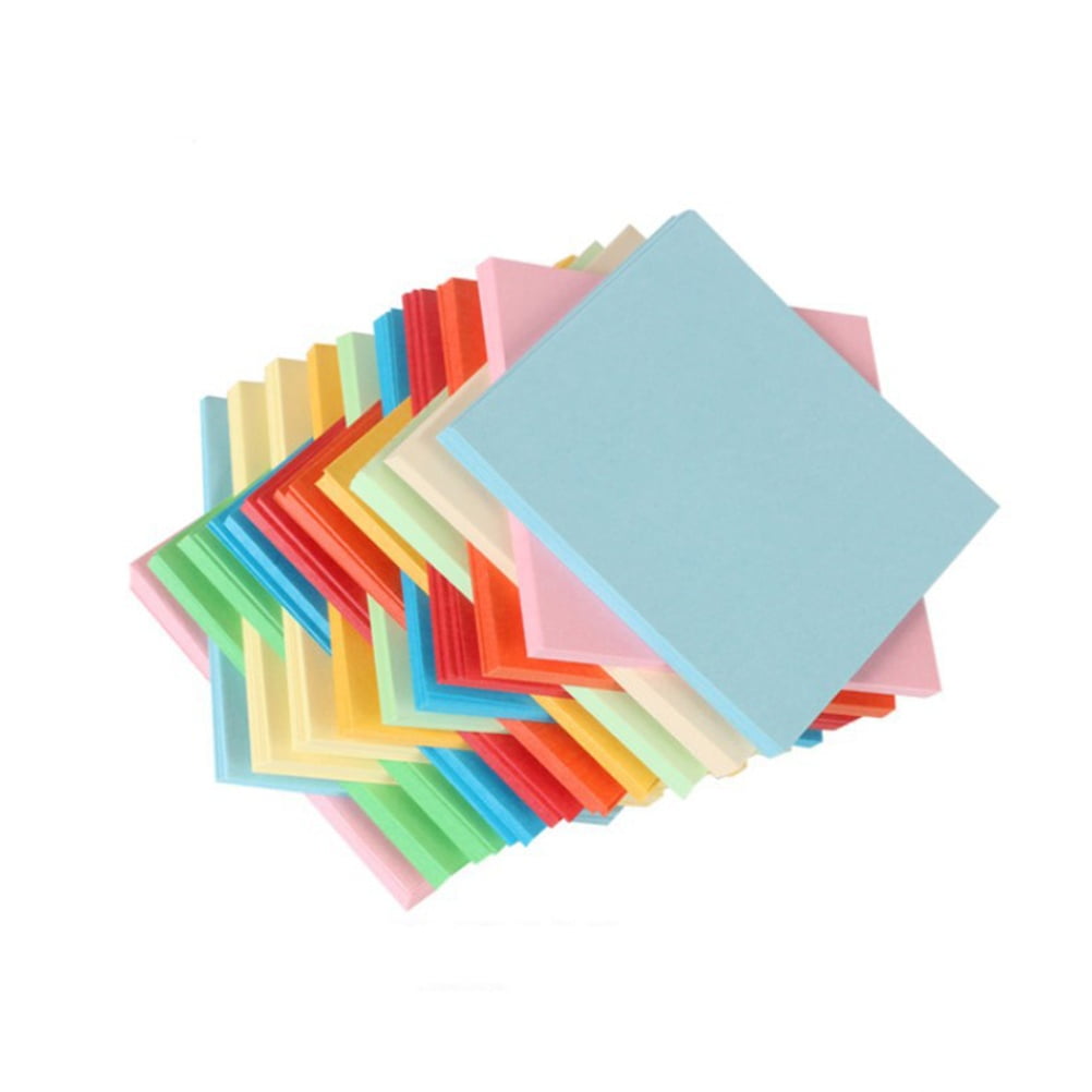 HOMEMAXS 100 Sheets Double Sided Origami Paper with Vivid Color Square ...