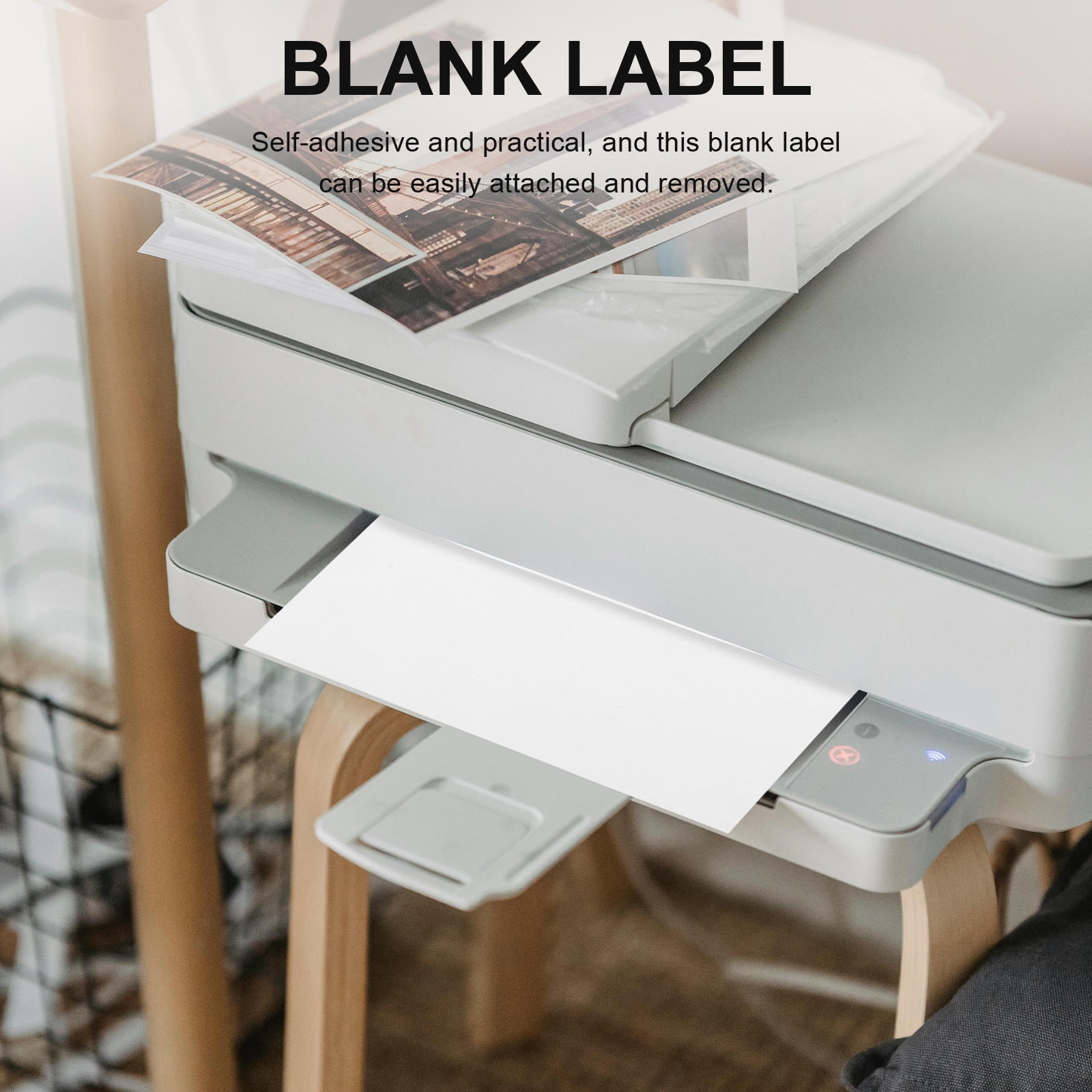 HOMEMAXS 100 Sheets Printable Sticker Paper Adhesive Printer - Walmart.com