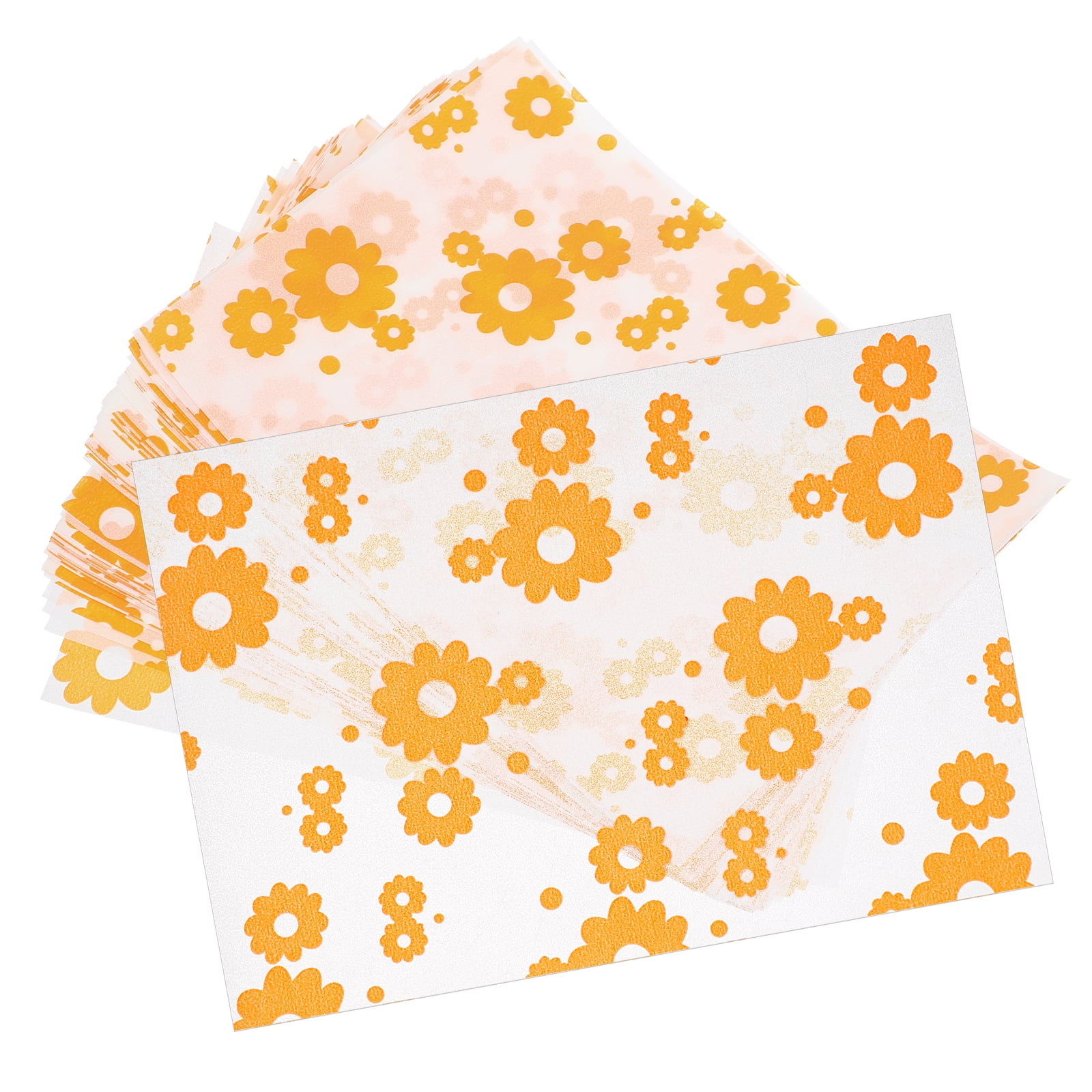 Candy Wrapping Paper for Packing Chocolate with Flower Pattern 100 ...