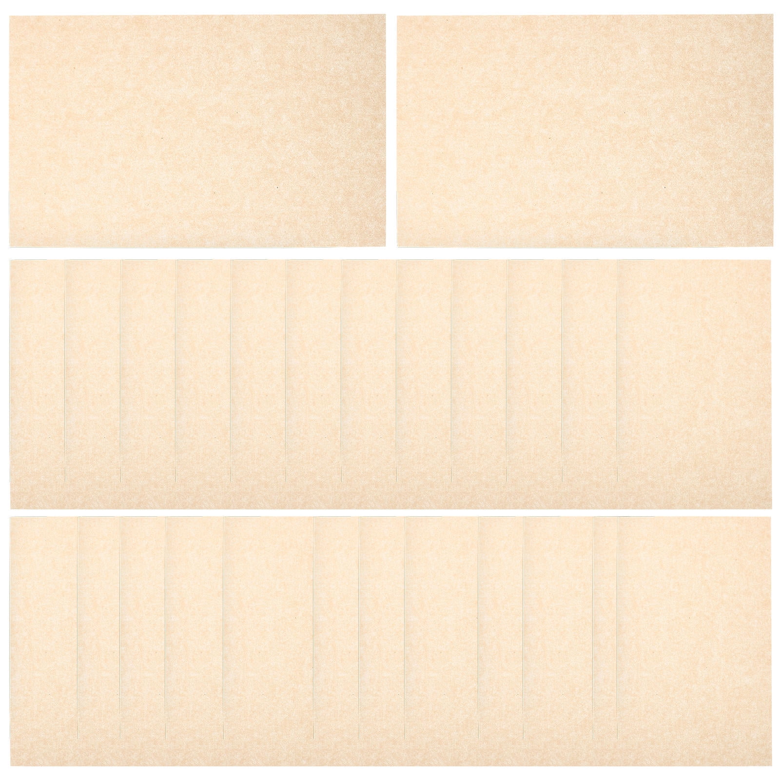 HOMEMAXS 100 Sheets Wrappers Greaseproof Baking Wrapping Paper Brown ...