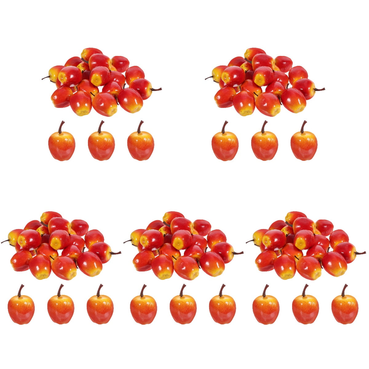 HOMEMAXS 100 pcs Artificial Model Fake Red Delicious Simulation Fruit ...