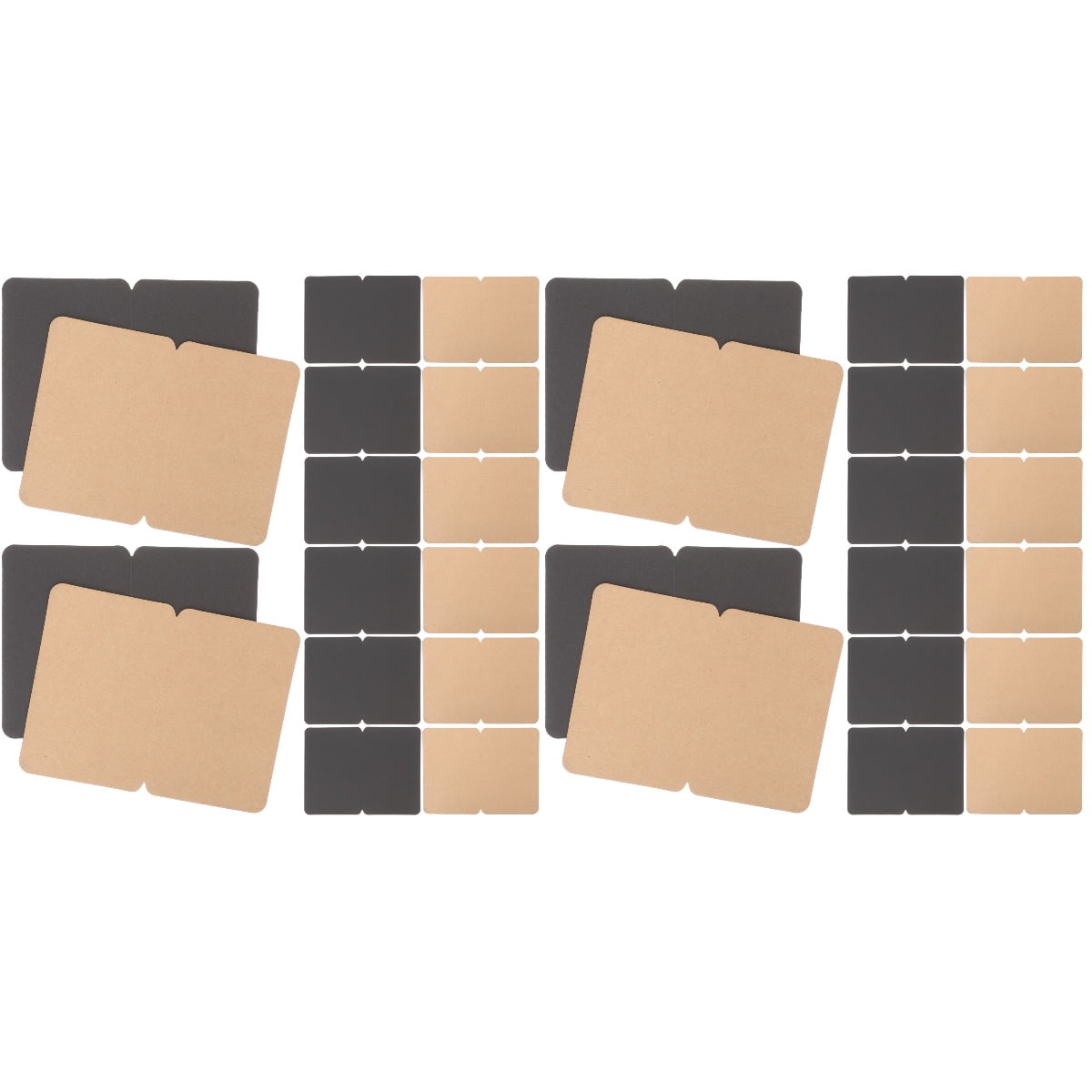 HOMEMAXS 100 pcs Blank Memo Cards Blank Greeting Cards Blessing Cards ...