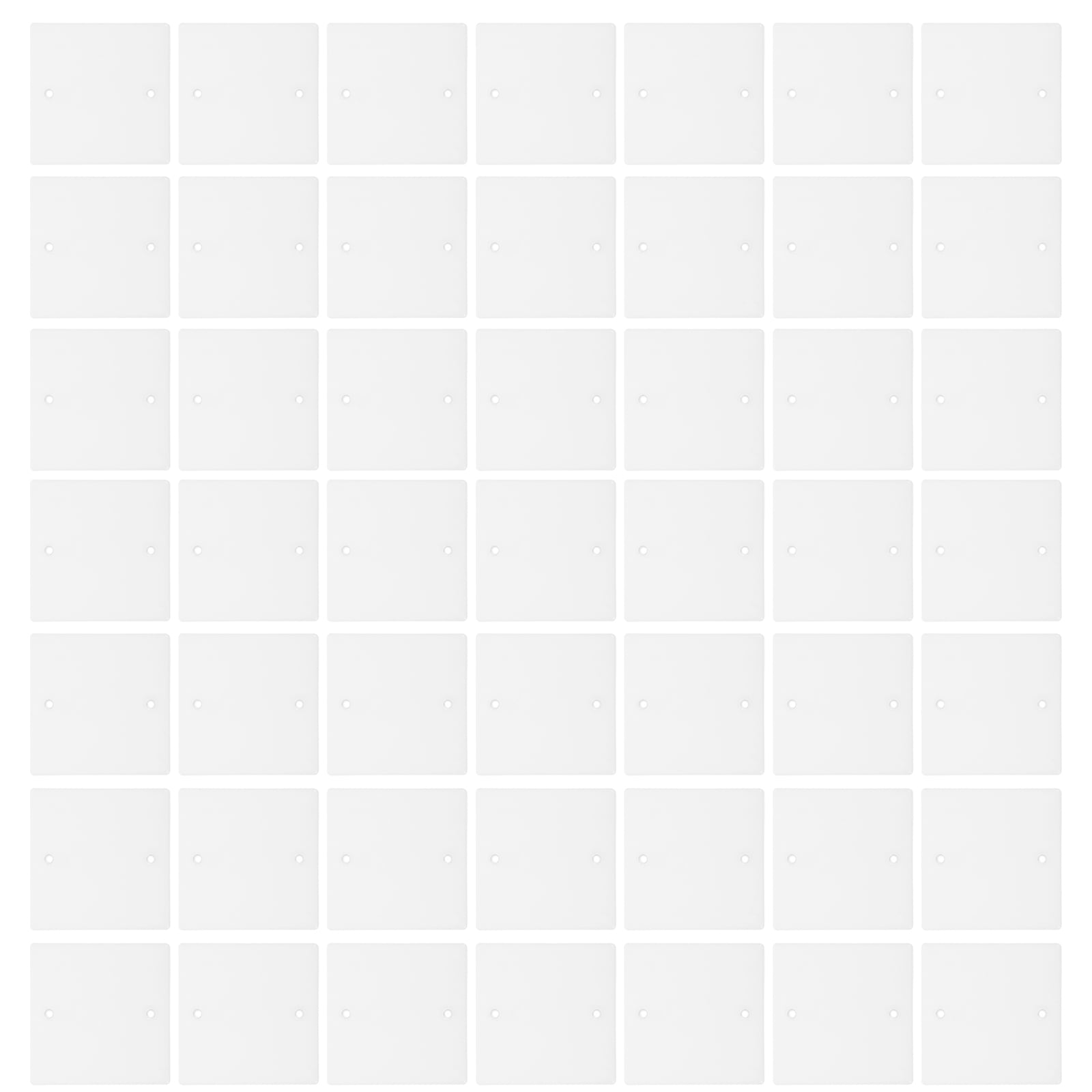 HOMEMAXS 100 pcs Ceiling Cover Plate Rectangular Electrical Cover ...