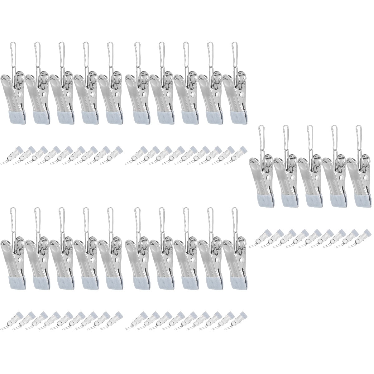 HOMEMAXS 100 pcs Clothespins Clothes Clips Laundry Clothes Pin Clips ...