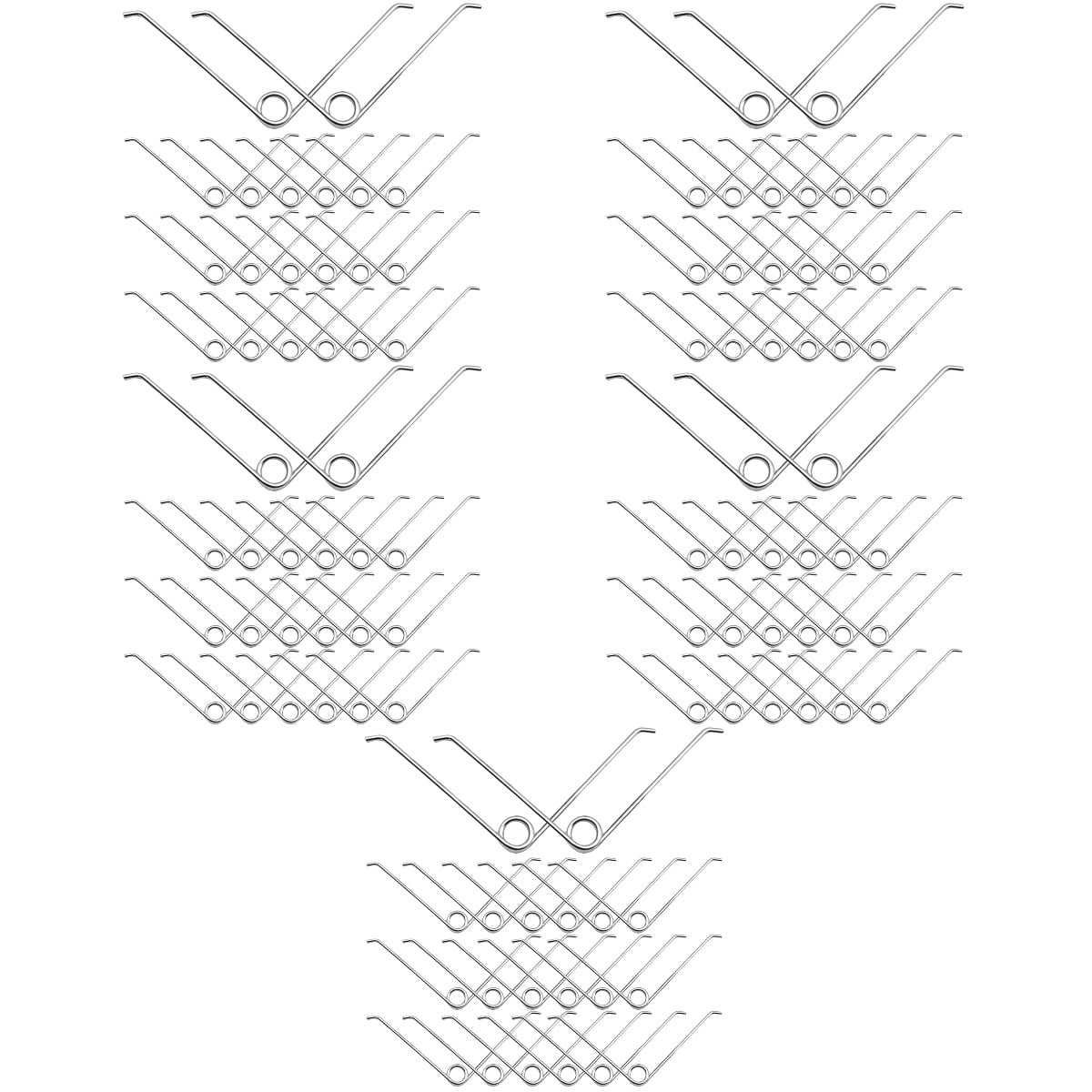 HOMEMAXS 100 pcs Garden Picking Scissor Springs Pruning Shears ...