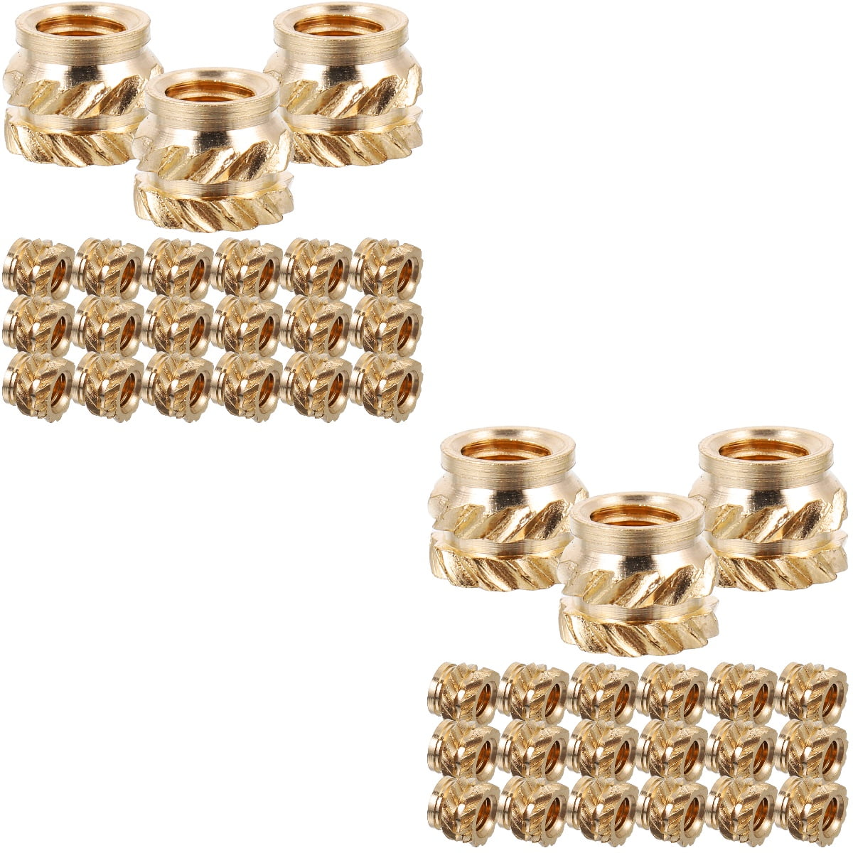 HOMEMAXS 100 pcs Heat Set Insert M3x4x5 Thread Embedment Nut Injection ...
