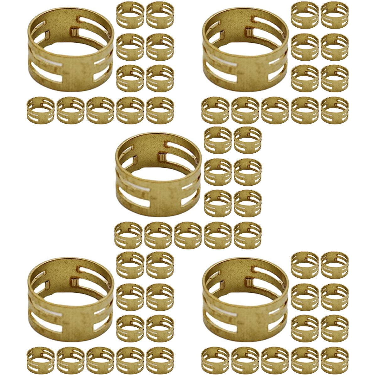 HOMEMAXS 100 pcs Jump Ring Opener Closer Jewelry Circle Jump Ring ...