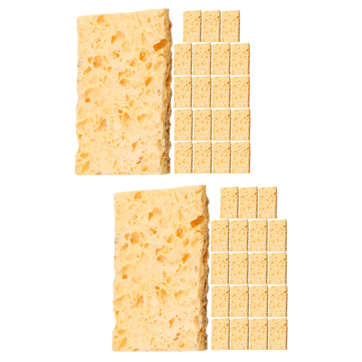 HOMEMAXS 100 pcs Soldering Sponges Portable Soldering Iron Tip Cleaning ...