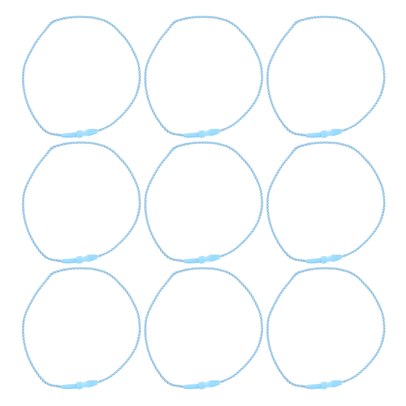 Cotton Buckle Tag Ropes for Clothing Labels with Blue Color and ...