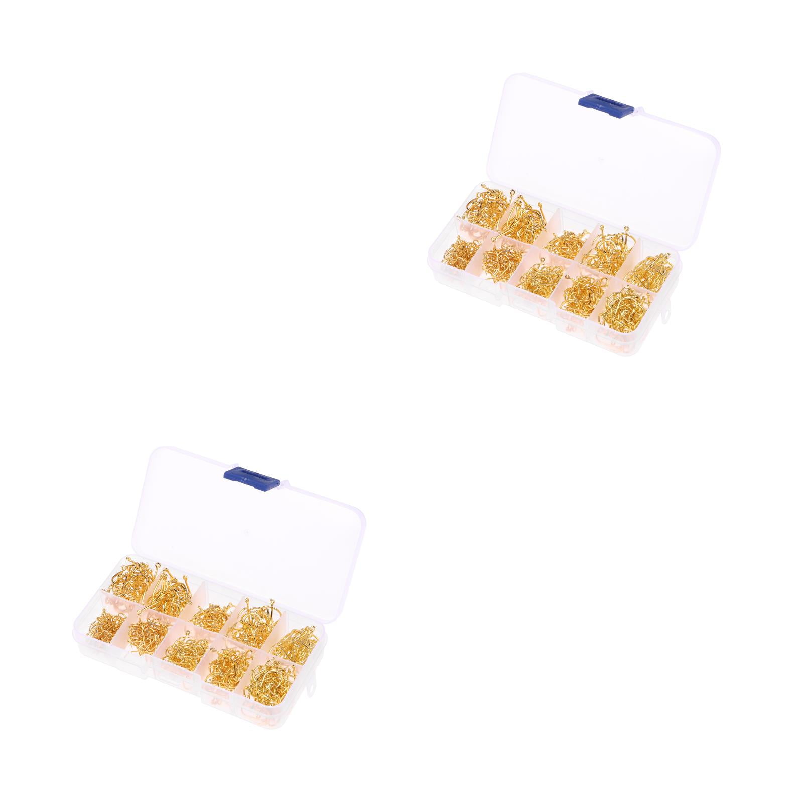 1000 pcs Fishing Hook Set High Carbon Steel Perforated Anchor Fishing ...