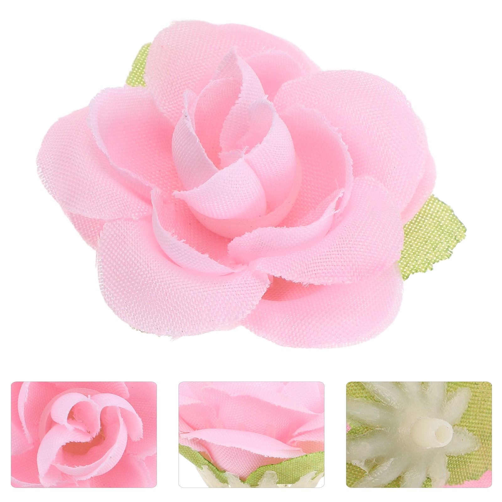 HOMEMAXS 100PCS Mini Artificial Silk Rose Heads for Bridal Shower ...