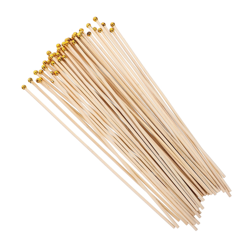HOMEMAXS 100Pcs Flagpole for Flags Hand Waving Flag Sticks DIY Bamboo ...