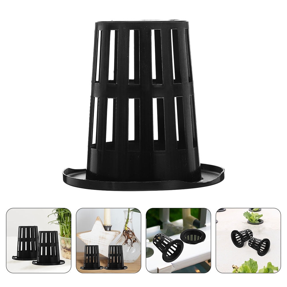 HOMEMAXS 100Pcs Hydroponic Pots Garden Balcony Planting Net Pots ...