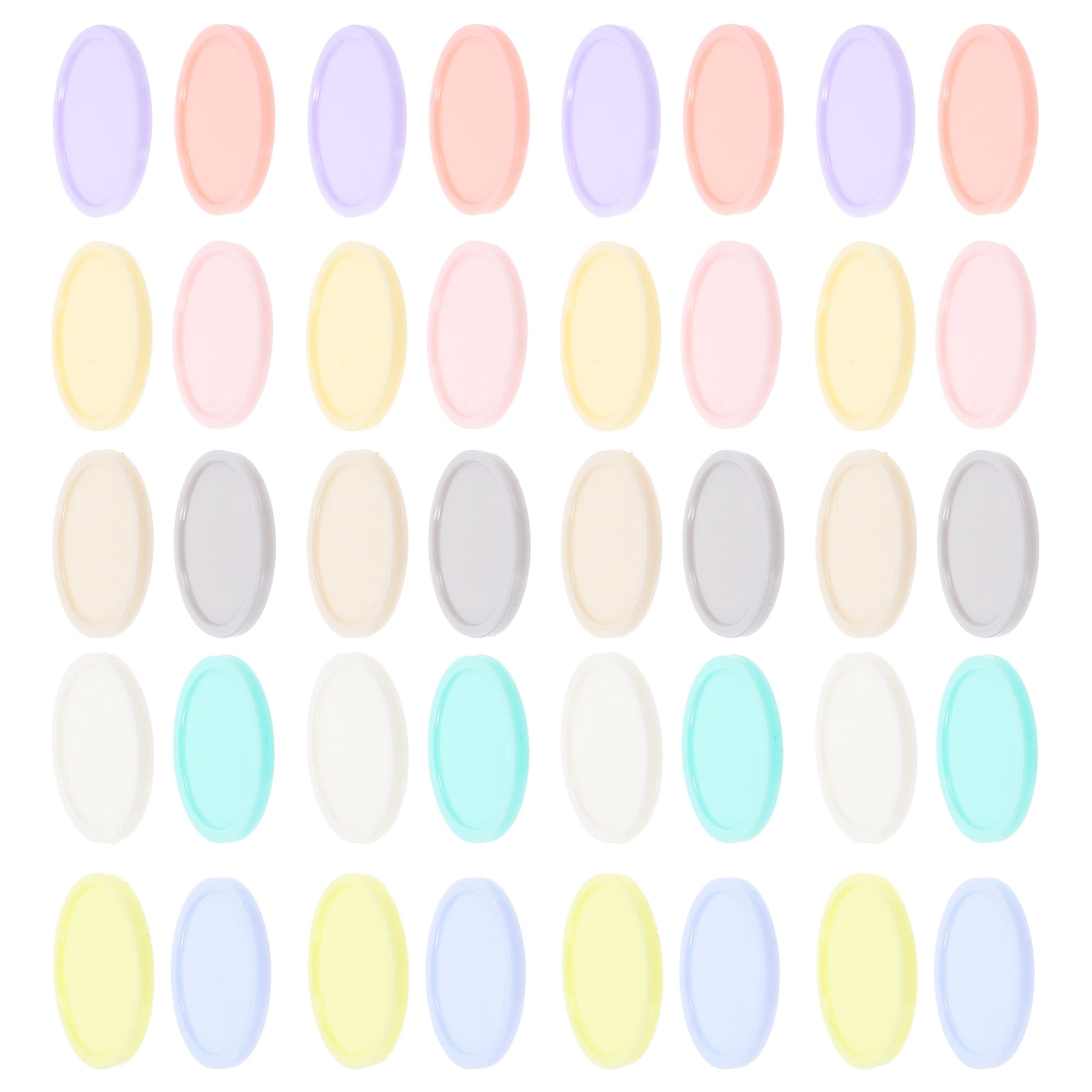 HOMEMAXS 100Pcs Plastic Poker Chips Bingo Counting Chips Learning ...