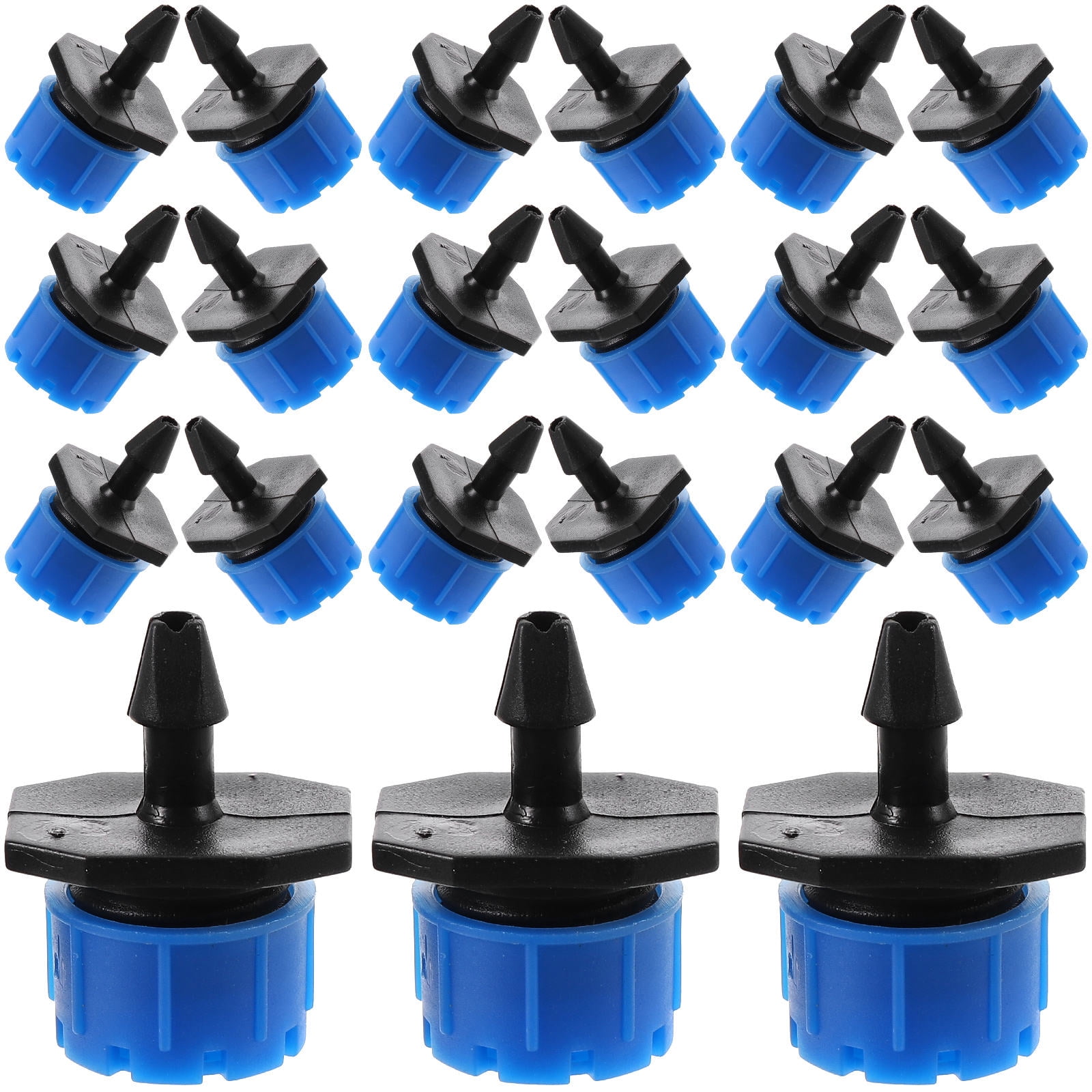 HOMEMAXS 100pcs Adjustable Irrigation Dripper for Lawn Garden 8-hole ...