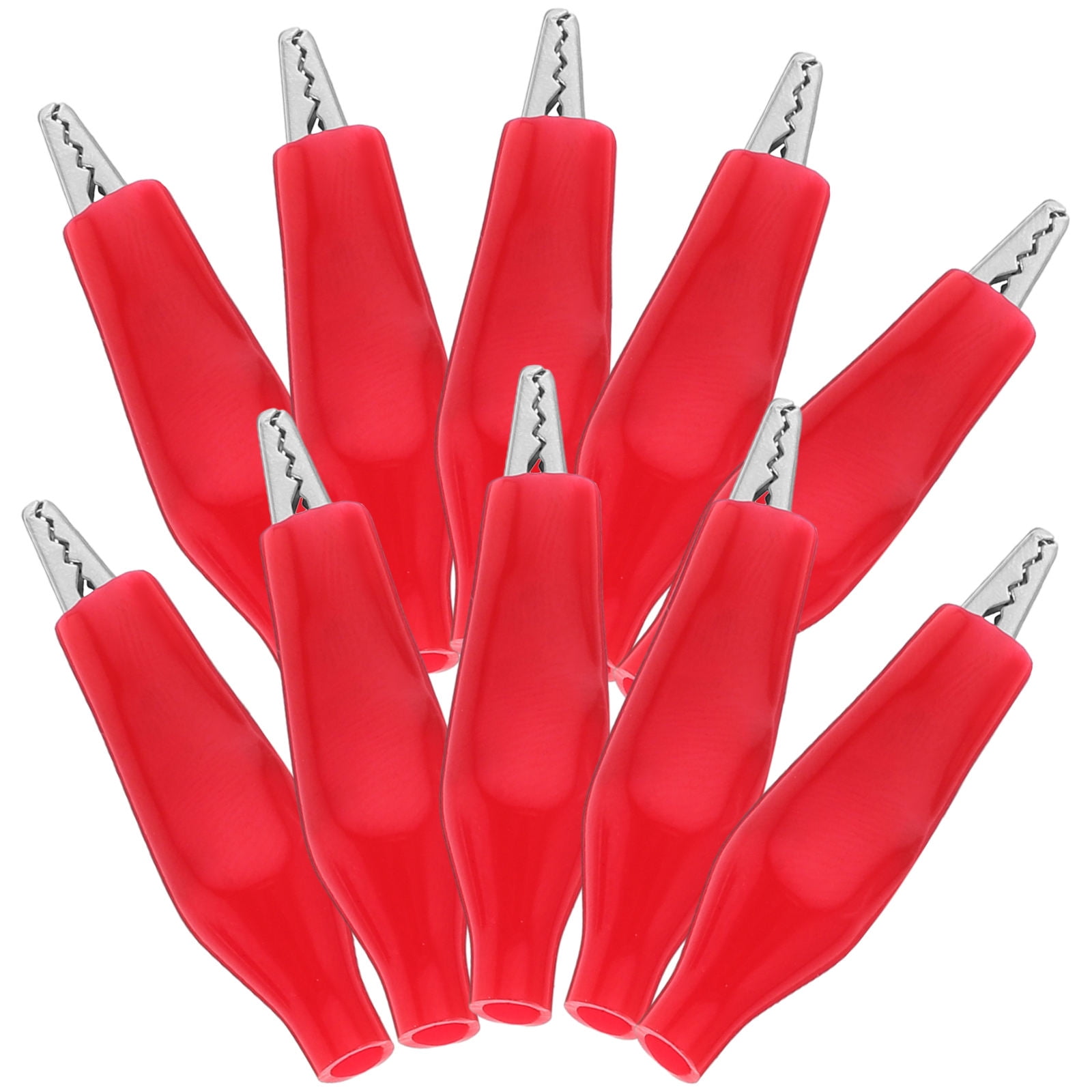 HOMEMAXS 100pcs Alligator Testing Clamps Electrical Test Leads ...