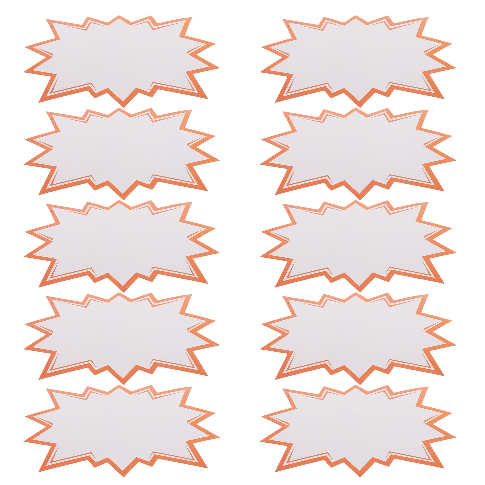 HOMEMAXS 100pcs Burst Star Signs for Price Display Garage Retail Sale ...