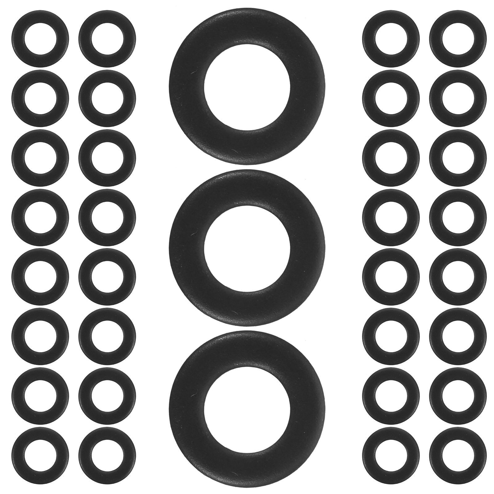 HOMEMAXS 100pcs Flat Fasteners Washers Automotive Homes Construction ...