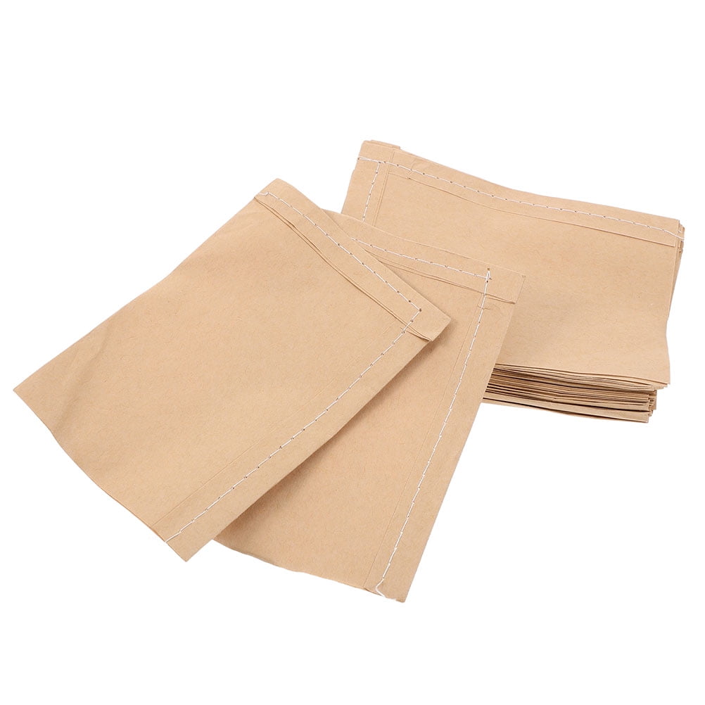HOMEMAXS 100pcs Flat Paper Bags Kraft Brown Paper Pouches Sample Food ...