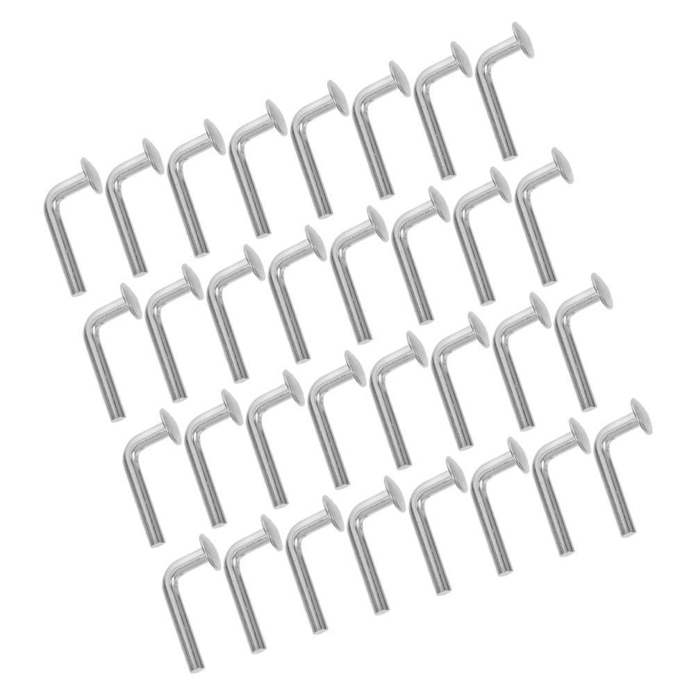 HOMEMAXS 100pcs Galvanized Iron L-Shaped Pin Bolt for Pallet Rack ...