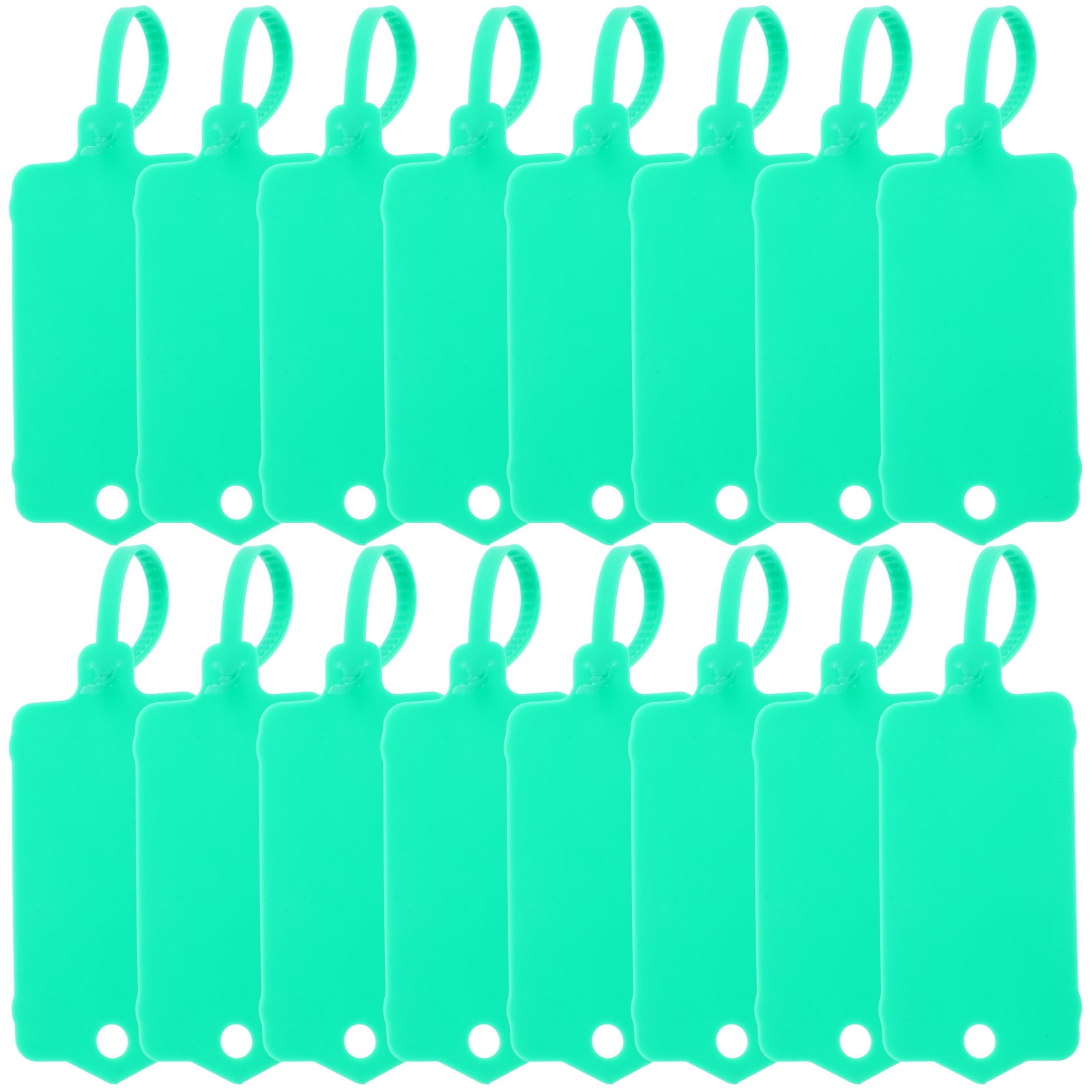 HOMEMAXS 100pcs Green Plastic Tags Water Proof Shipping Tags Product ...