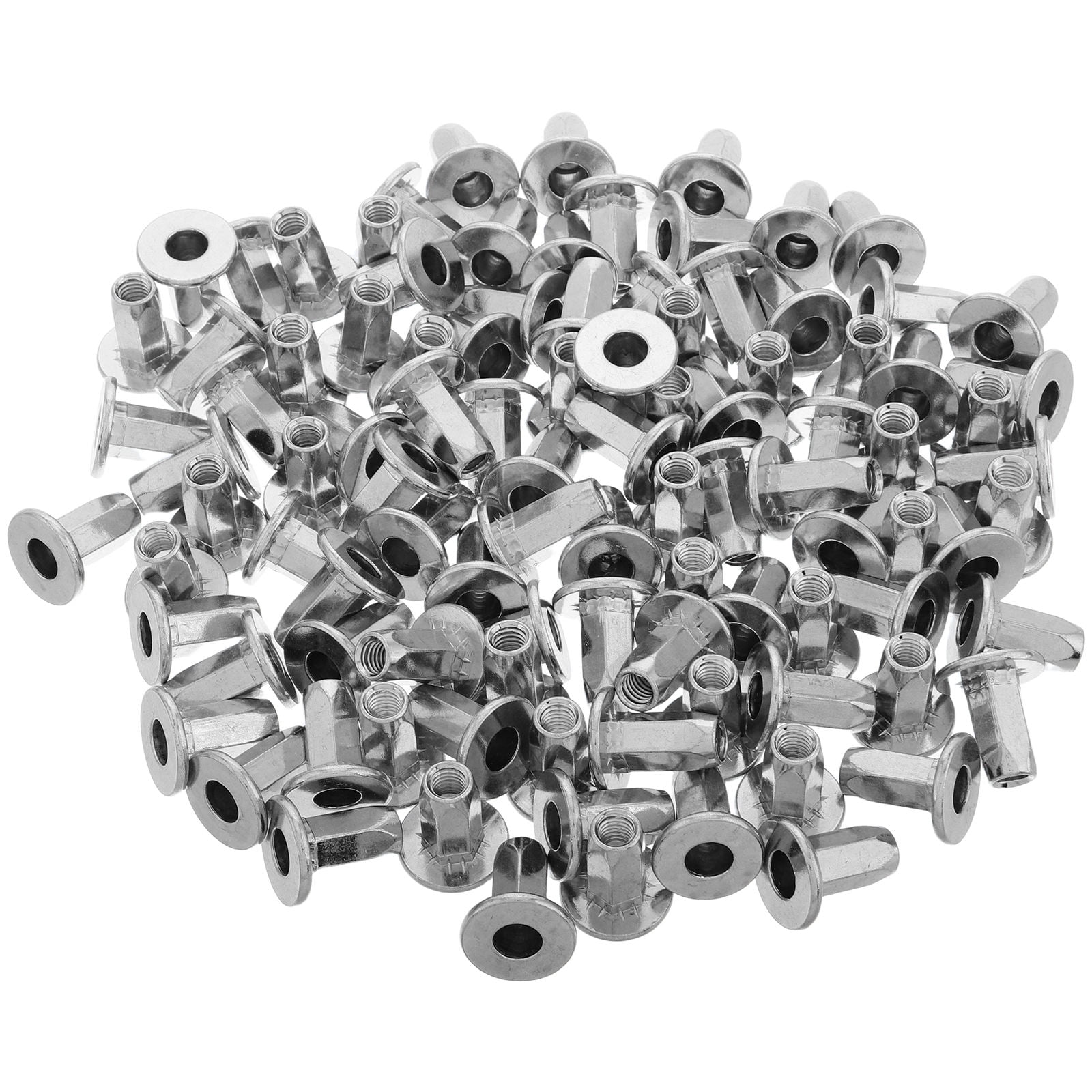 100pcs License Plate Bolts Rivet Nuts Hardware Car Body Clips Steel ...