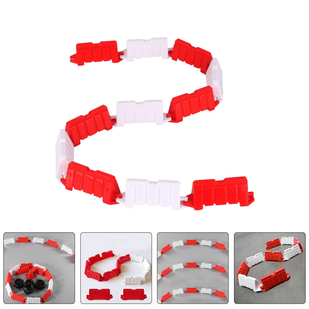 HOMEMAXS 100pcs Miniature Traffic Fences and Roadblocks Games for RC ...