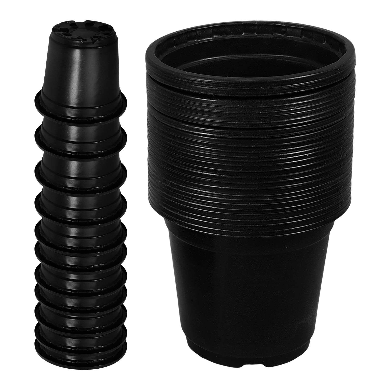 HOMEMAXS 100pcs Multi-functional Plant Nursery Pot Gardening Nutrient ...