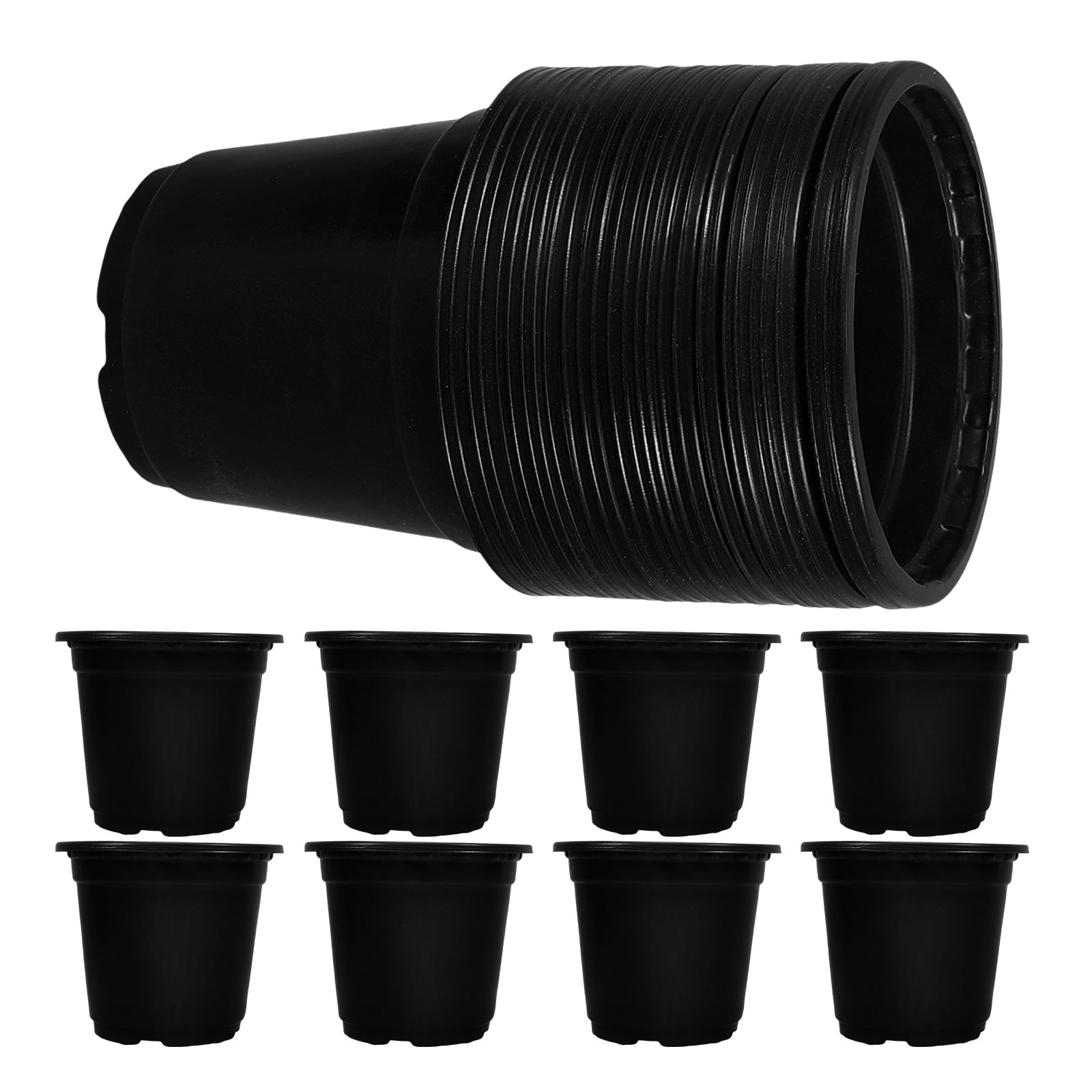 HOMEMAXS 100pcs Multi-functional Plant Nursery Pot Gardening Nutrient ...